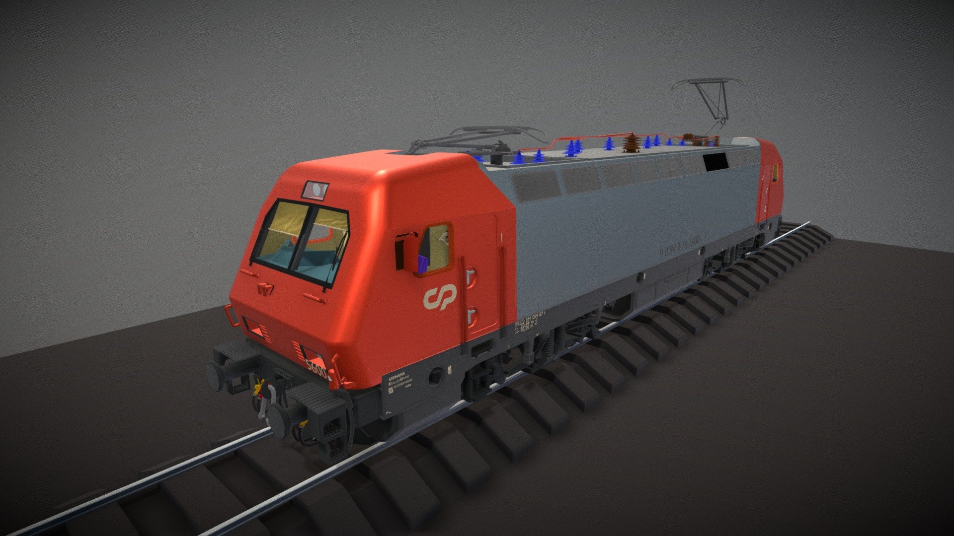 EuroSprinter ES 64P in Portugal Livery - 3D model by europictures.org ...