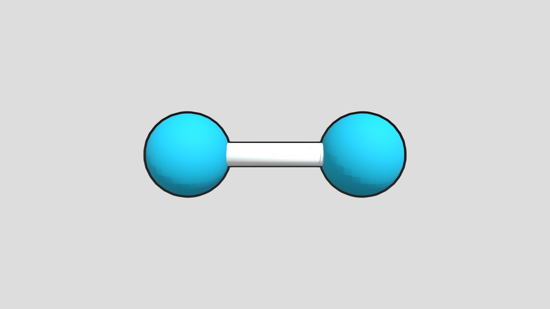 Modelo De Molecula De Hidrogenio