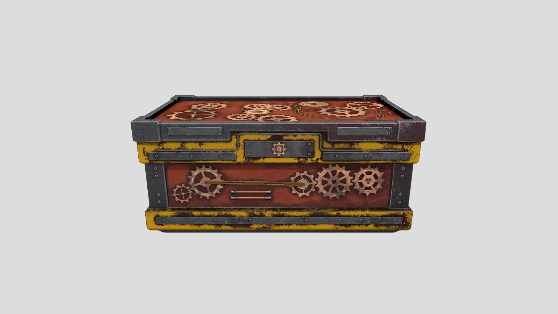 Steampunk Box Skin - 3D model by EvJes [02a4033] - Sketchfab