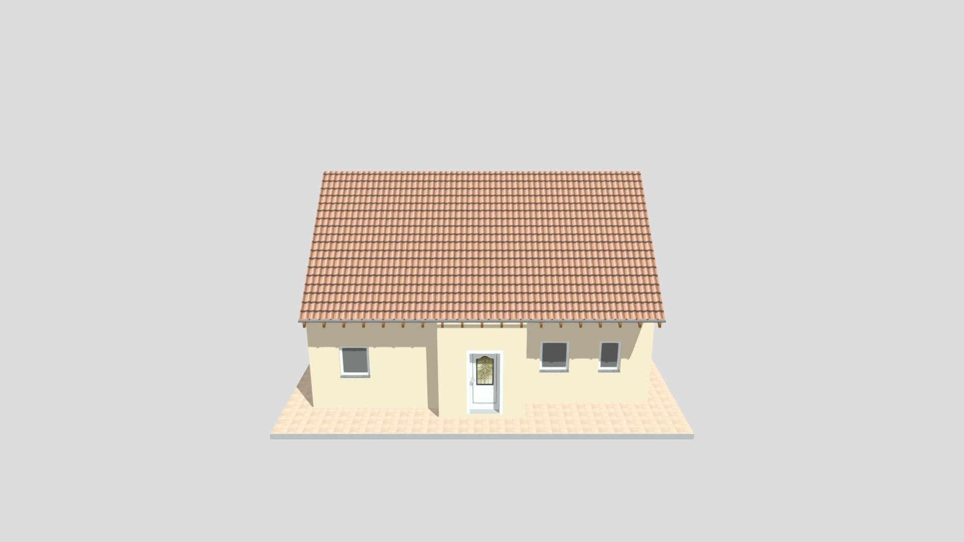 House 3 Model architecture 3ds obj Creative Toy - 3D model by sonia ...