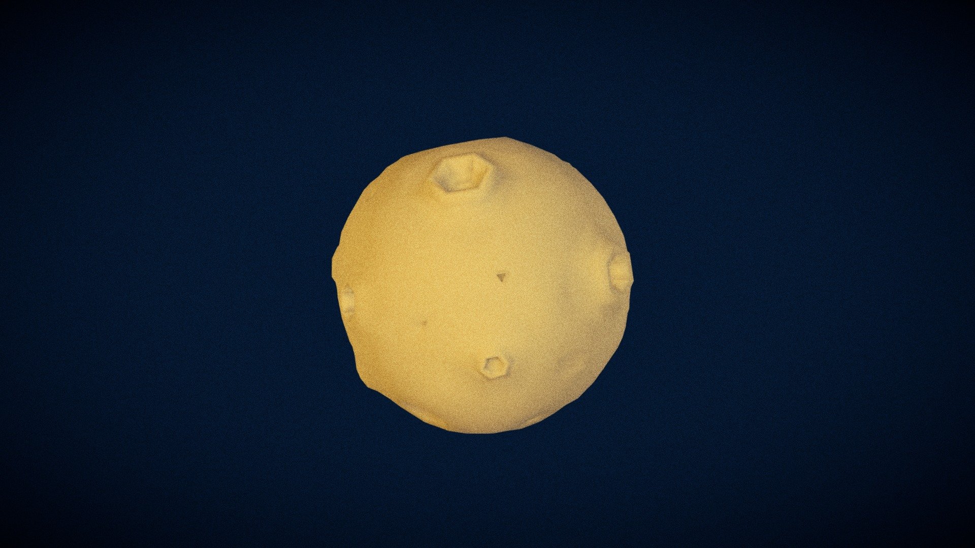 Low Poly Cartoon Moon - Buy Royalty Free 3D model by Toon Goo (@toongoo ...