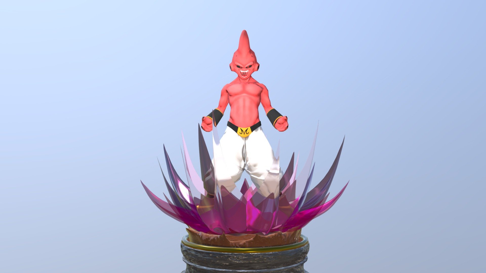 Kid Buu - 3D model by luiserchote [02a94e6] - Sketchfab