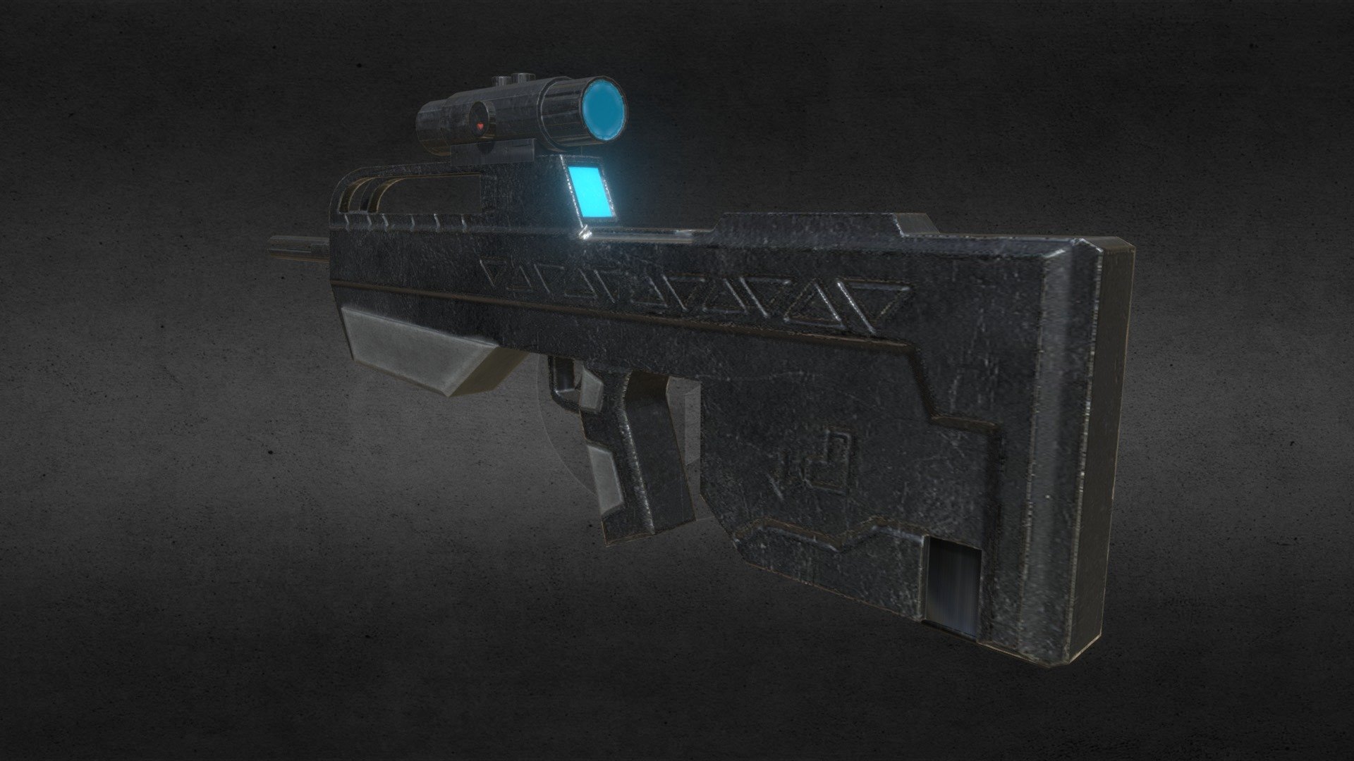 Halo - Battle Rifle - 3D model by Hakuru15 [02a99c7] - Sketchfab