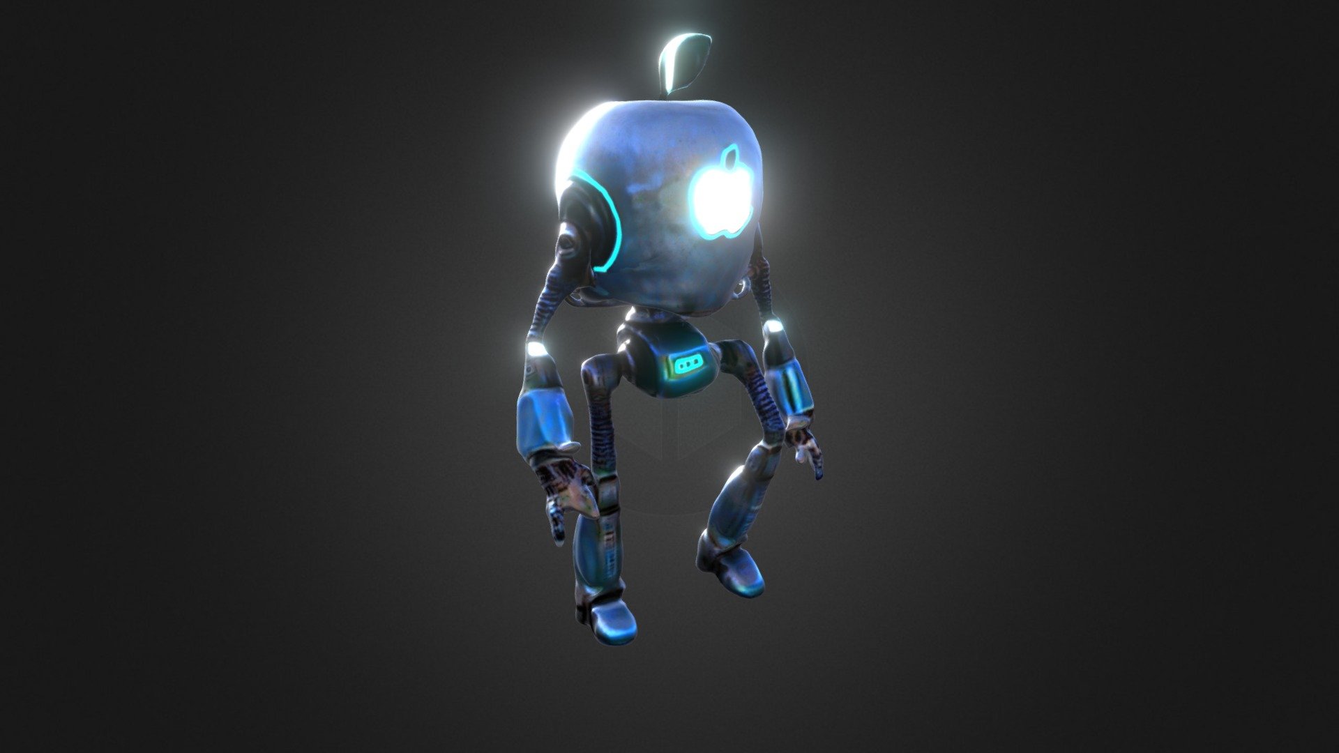 the apple robot prototype (animated) - Download Free 3D model by ...