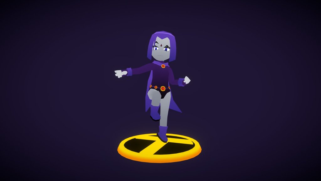 Raven from Teen TiTans - A 3D model collection by Mr.FemBoy - Sketchfab