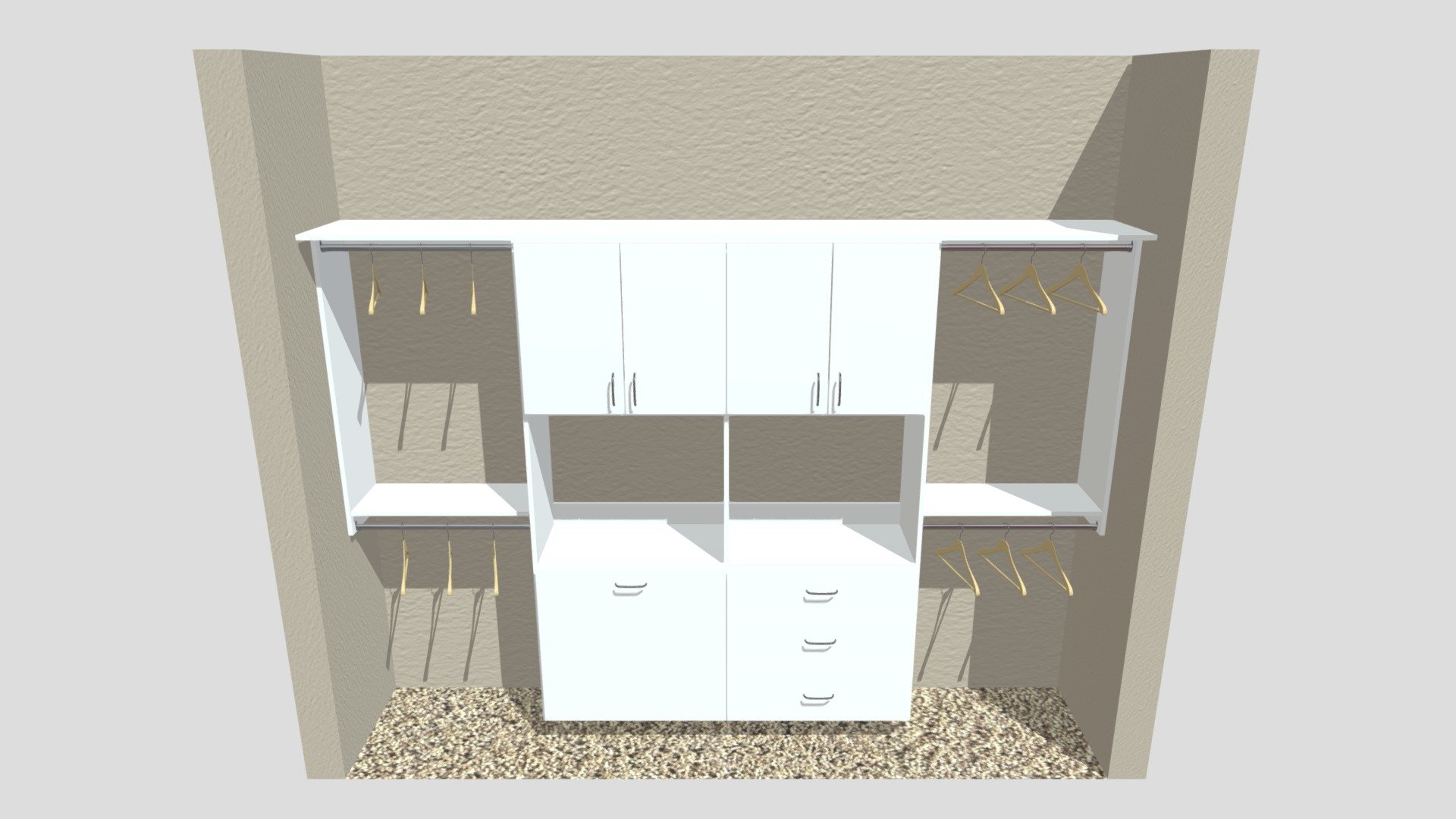Closet 1 - 3D model by iconica_software [02abf00] - Sketchfab