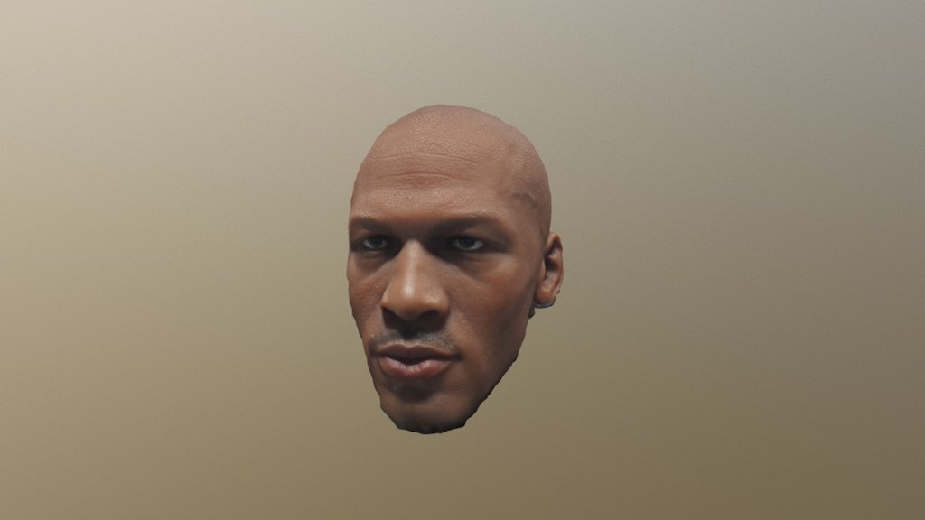EB Michael Jordan Head Sculpt Photogrammetry v1 - 3D model by tayhwah ...