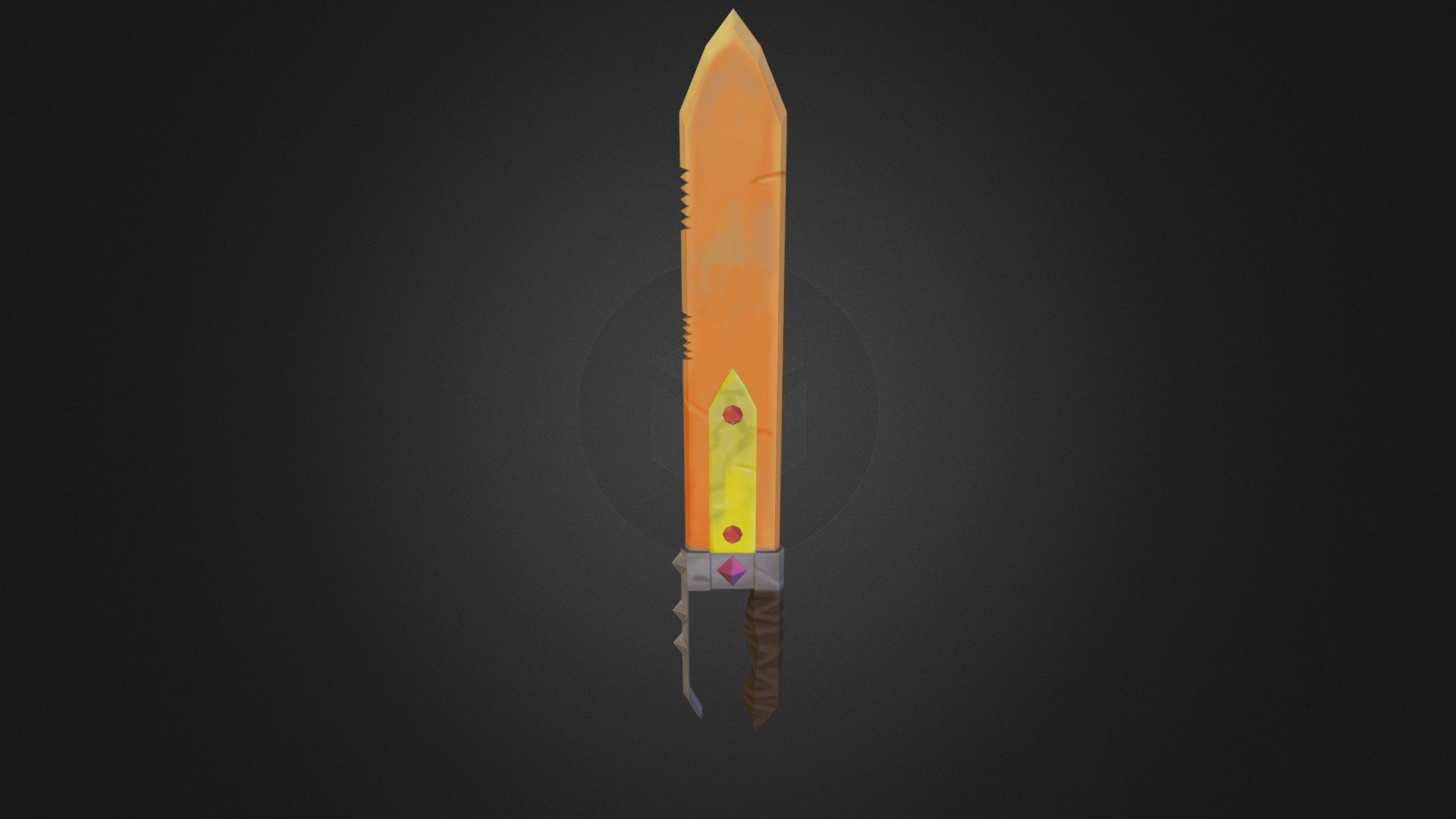 Fire Elemental Sword - Download Free 3D model by rhys.lawson [02af312 ...