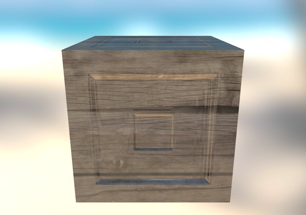 Wooden low poly box - 3D model by SurvivalJuan101 [02b32d6] - Sketchfab