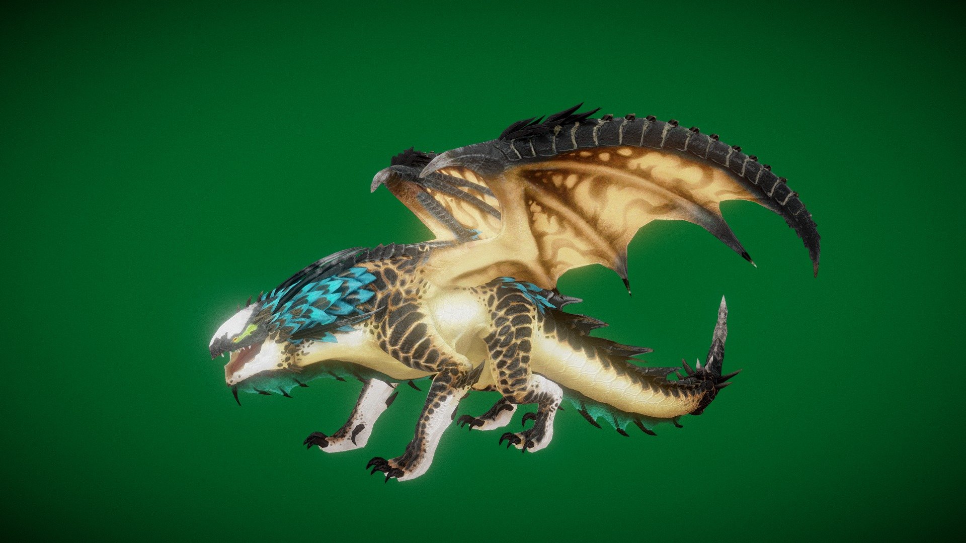 Lizard Dragon - Buy Royalty Free 3D model by Luna Studio (@StudioLuna ...