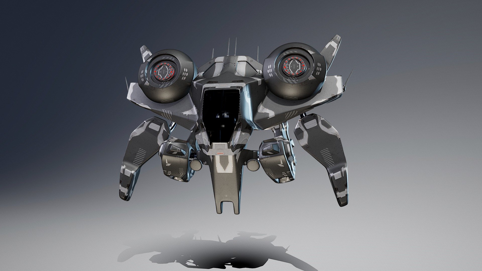 Mech Drone - 3D model by VertaScan [02b6a49] - Sketchfab
