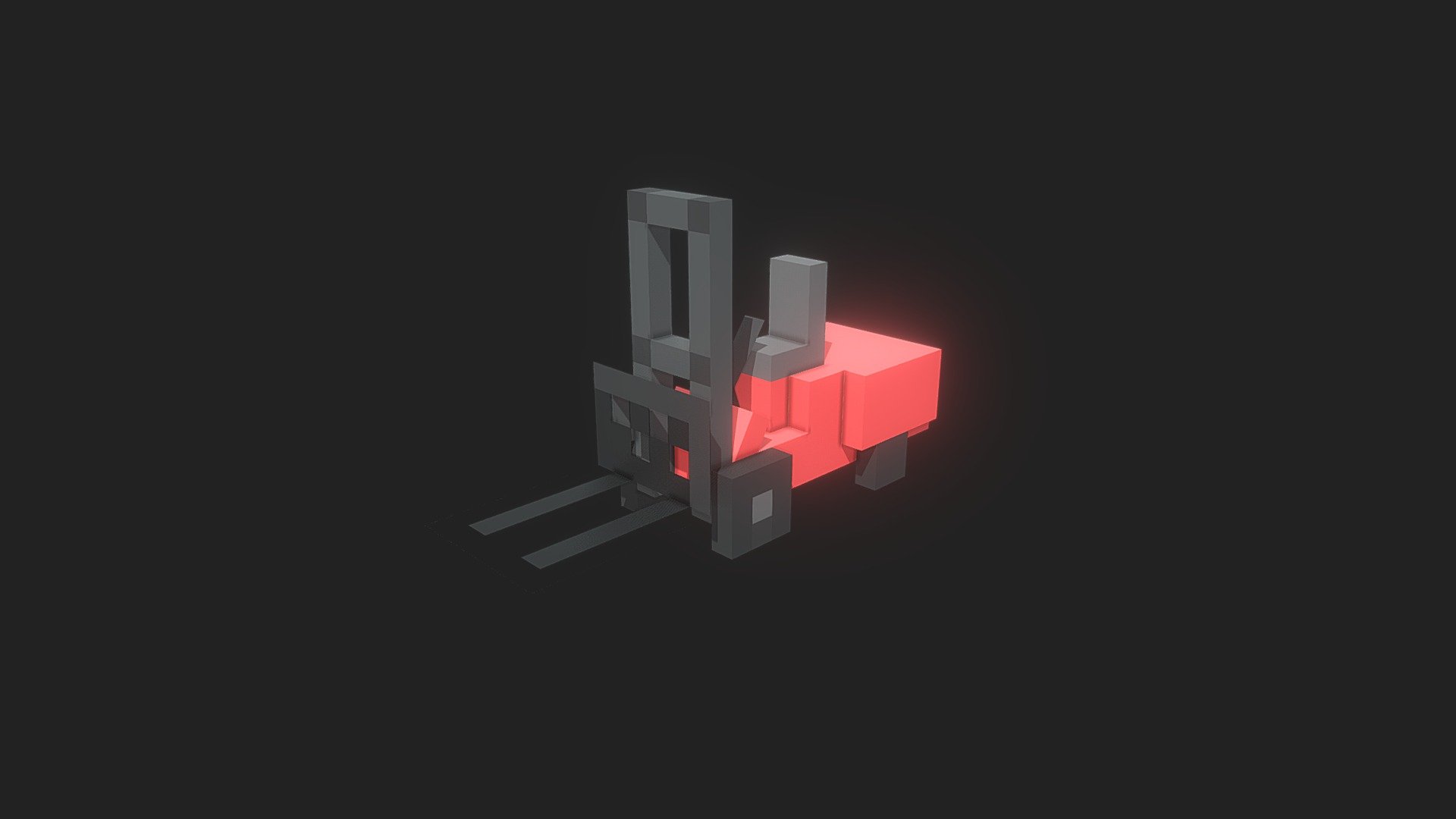 PixelForklift - Download Free 3D model by Z3nsiter [02b709e] - Sketchfab