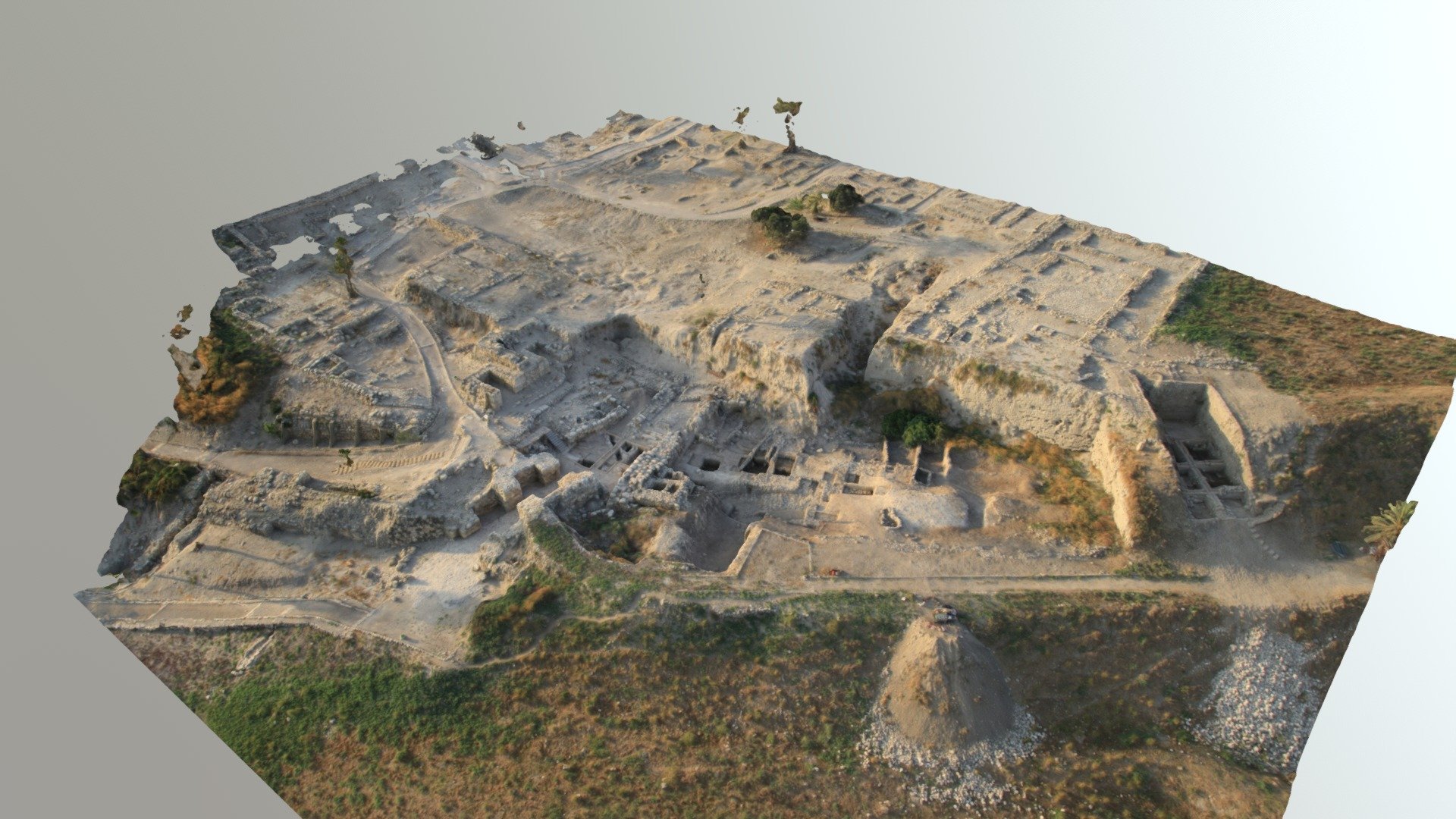 Tel Megiddo Area S, after 2012 Excavations - 3D model by Jezreel Valley ...