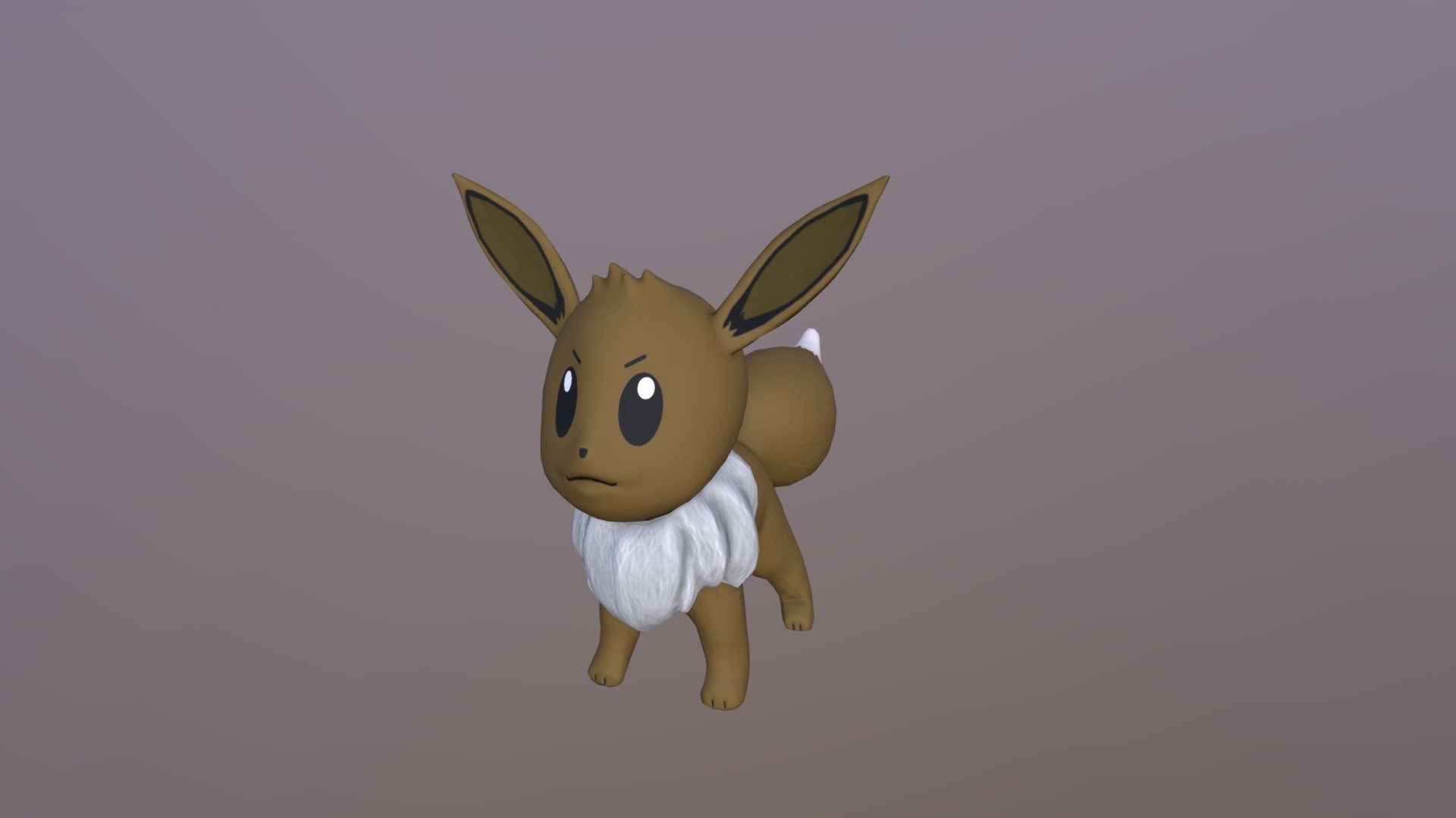 Eevee (Pokémon) - 3D model by thomasmoe Moe (@thomasmoe) [02b946b ...