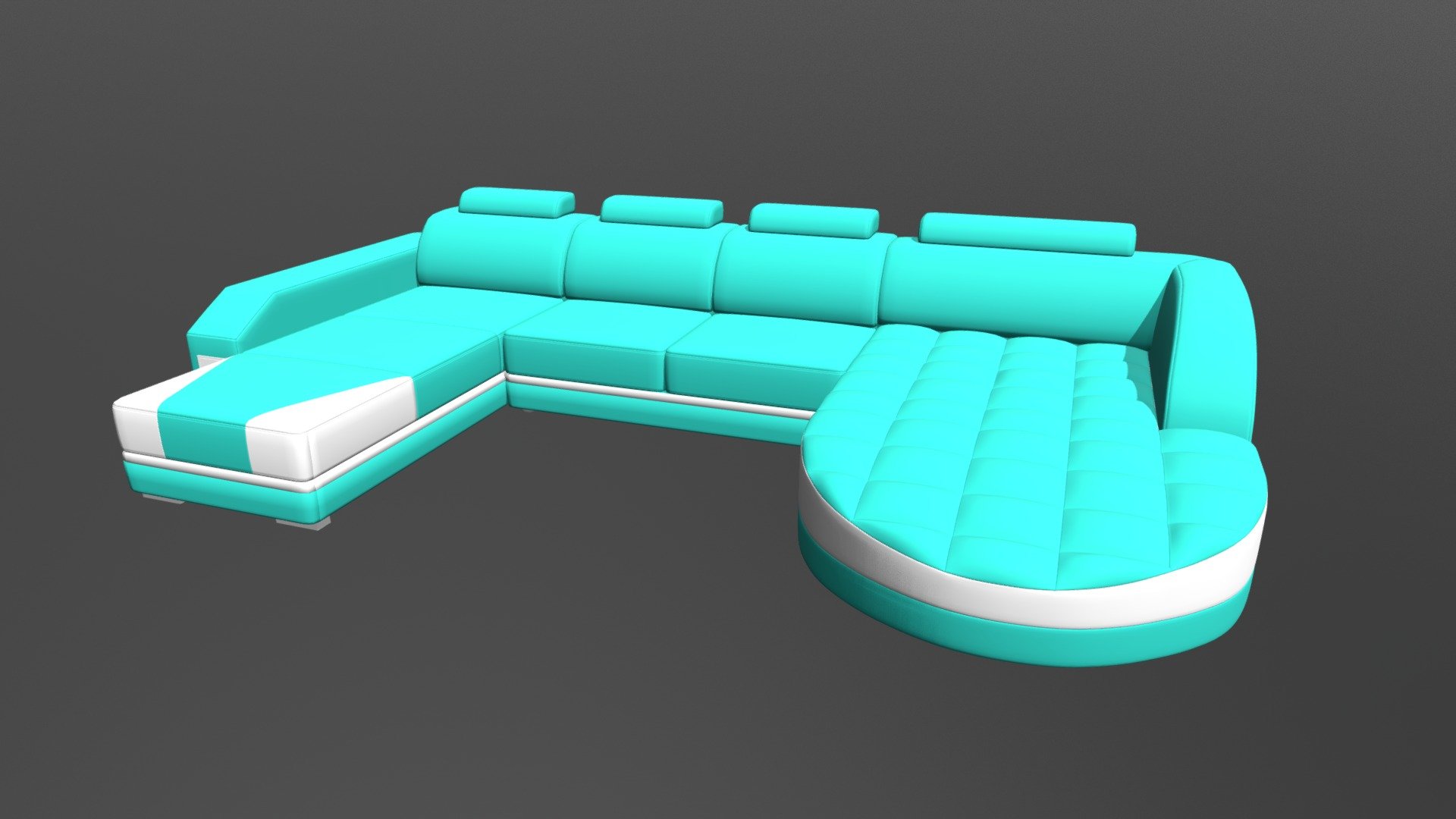 Divan - 3D model by Anton (@Horadrim) [02bc803] - Sketchfab