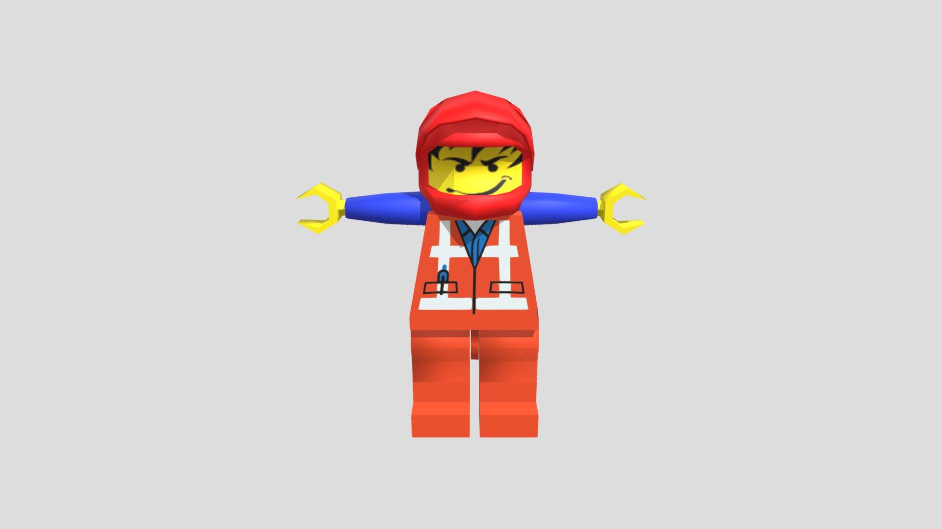The lego movie emmet 3ds - 3D model by Kyle.river.withem ...