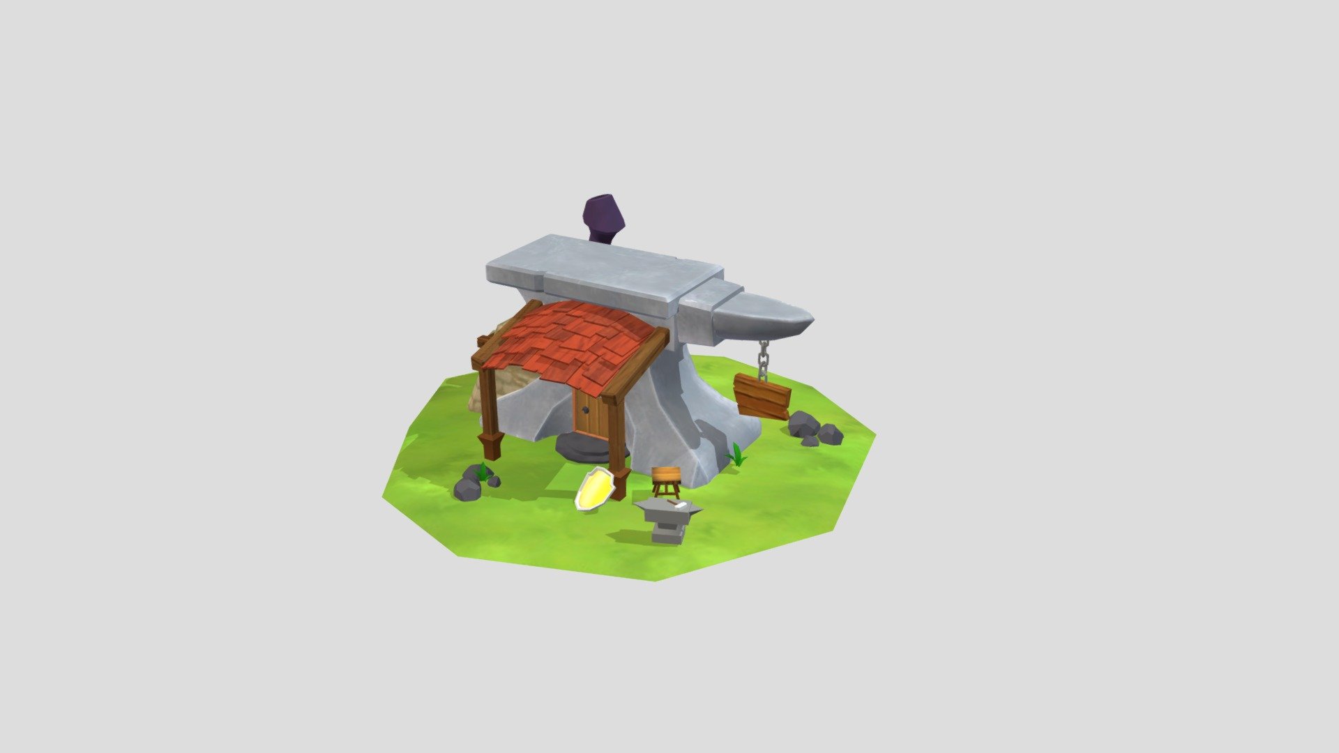anvil house - 3D model by yardenvin [02bfaa9] - Sketchfab