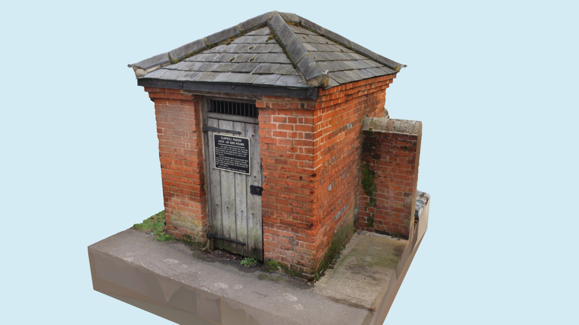 Clophill Lockup & Pound Wall - Download Free 3D model by Bob Currie (@mooreheadmodels) [02c0956 ...