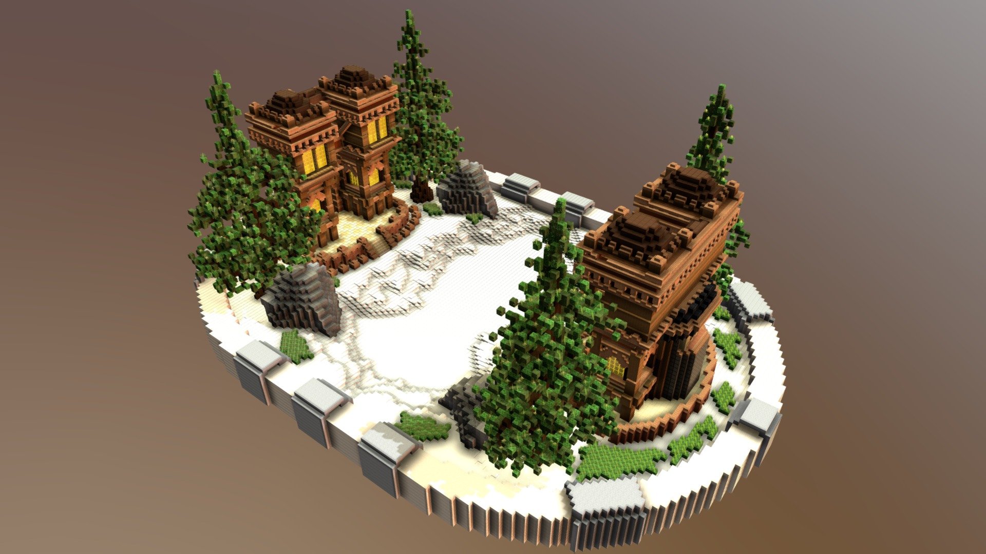 Practice Arena / Winter Theme - Download Free 3D model by NaydrusS ...
