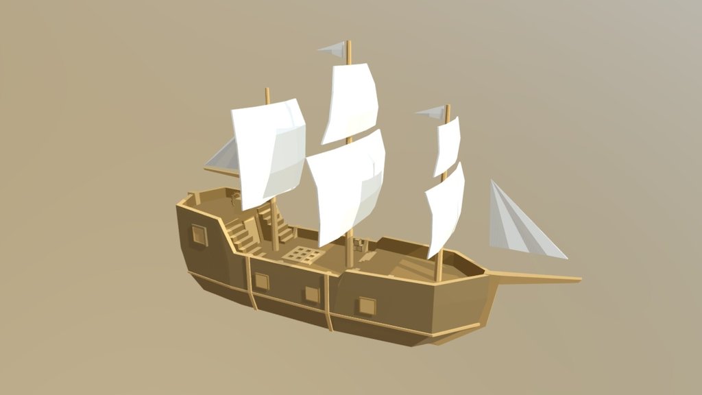 Ship Med-Poly - 3D model by ScottGrambo [02c2bf5] - Sketchfab