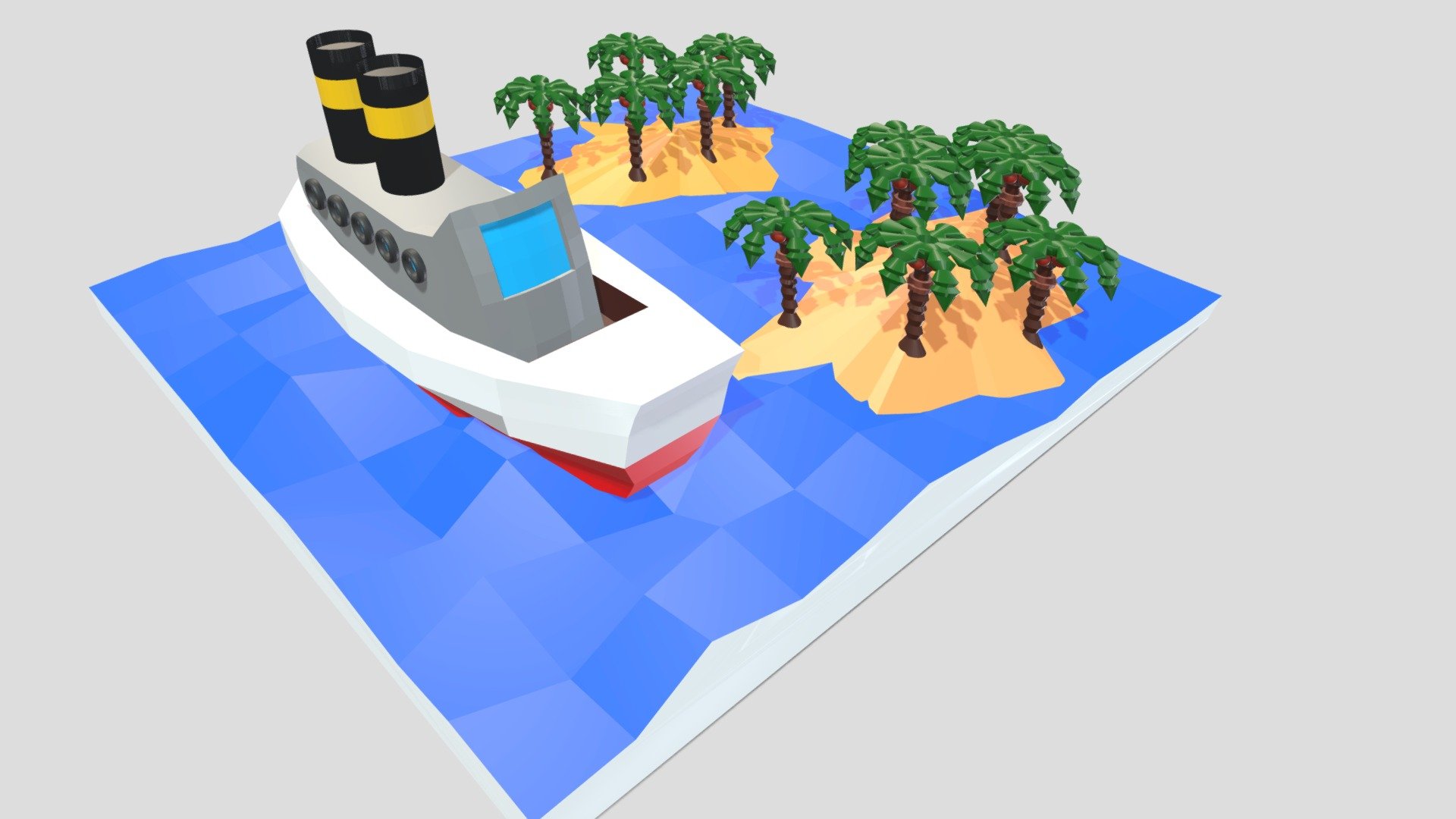 Island - 3D model by DanDiaza [02c46eb] - Sketchfab