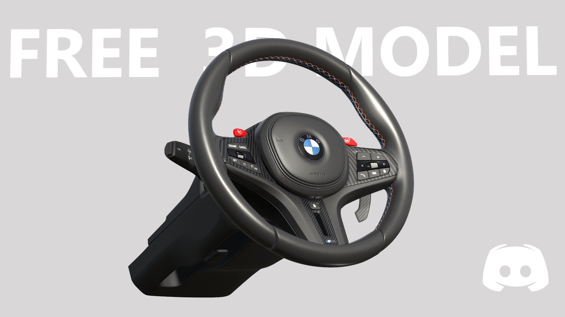 FREE BMW M Steering Wheel - 3D model by NLM (@NLM-Group) [02c692e ...