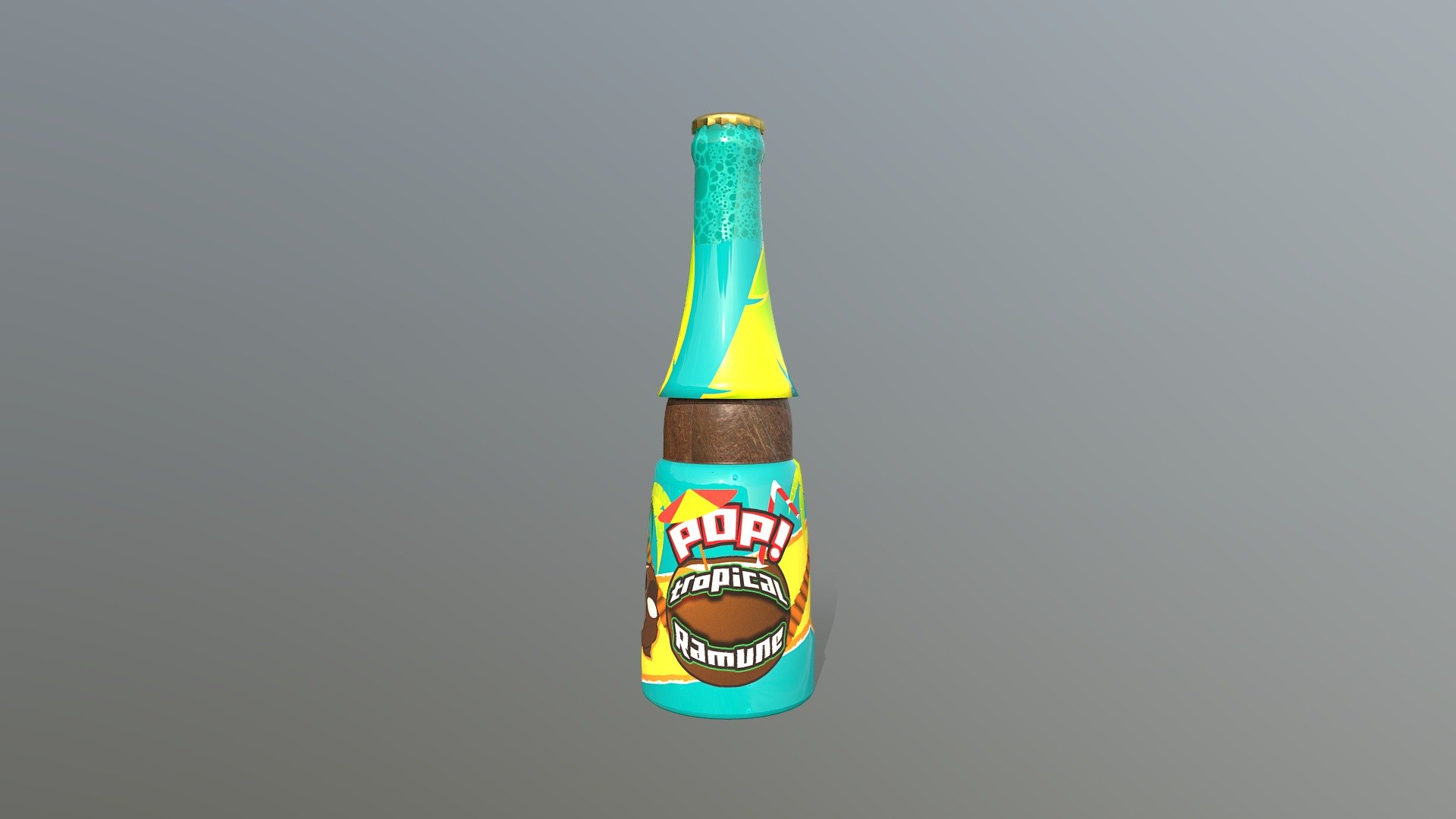 bottle1 - 3D model by gijsbar [02c6c5f] - Sketchfab