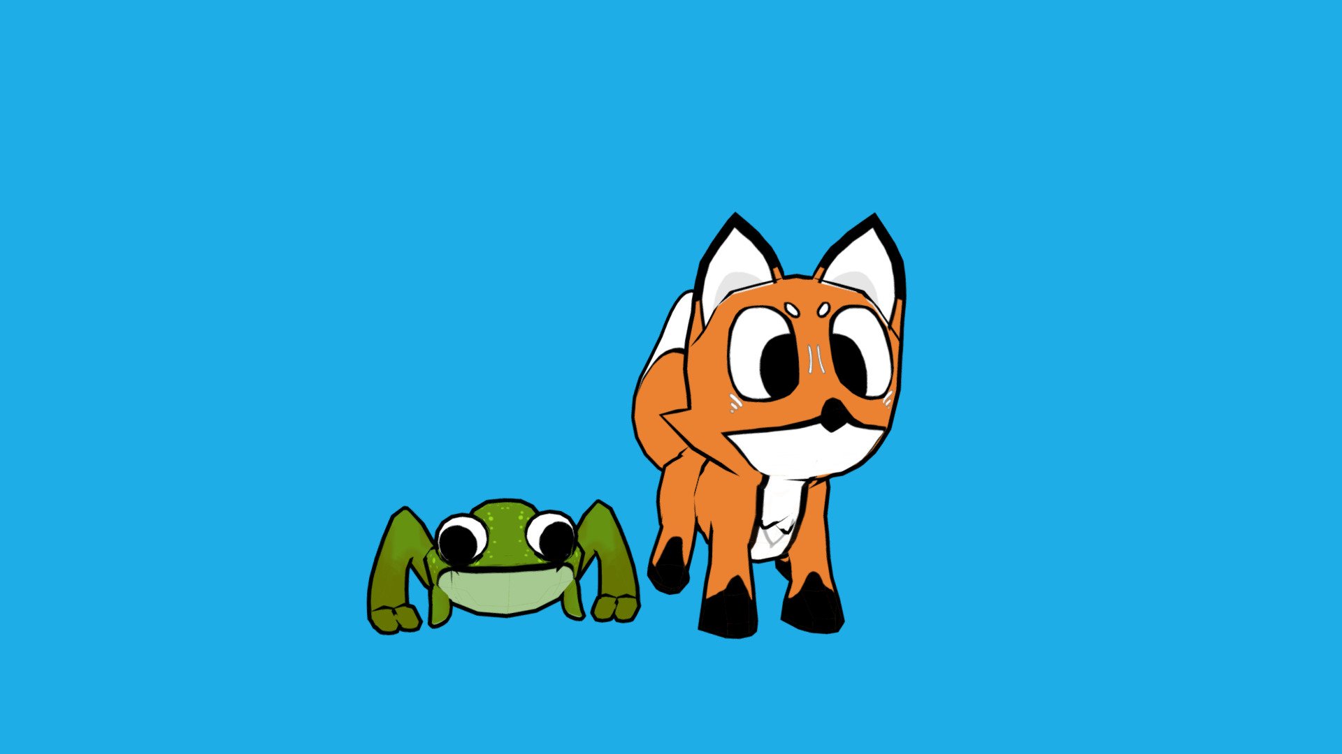 Farm Animals (Fox & Frog) - Download Free 3D model by Autumn Flowers ...
