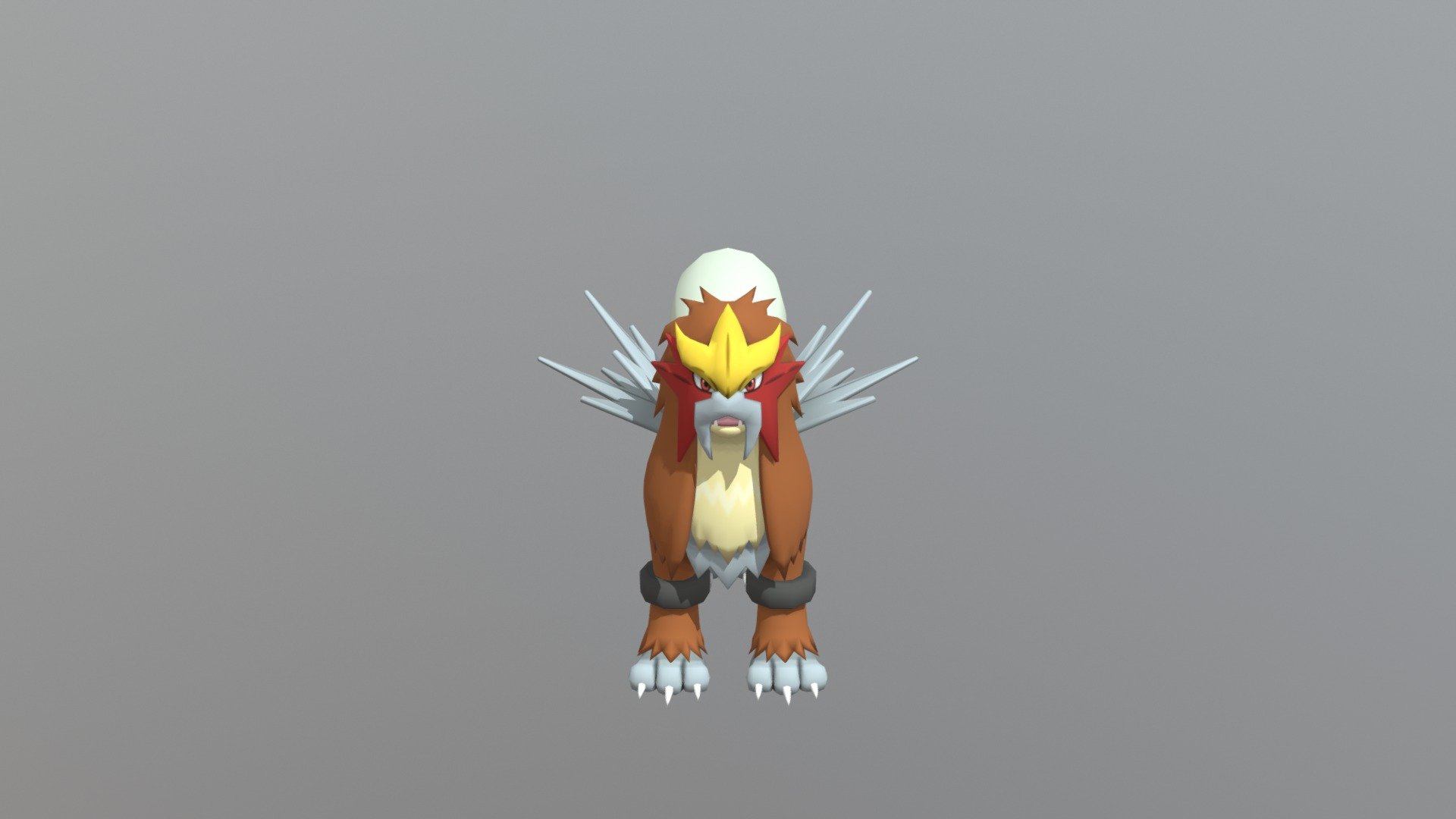 Entei - 3D model by Hivigany And Narutorobert (@Mivinshy) [02cc0fd ...