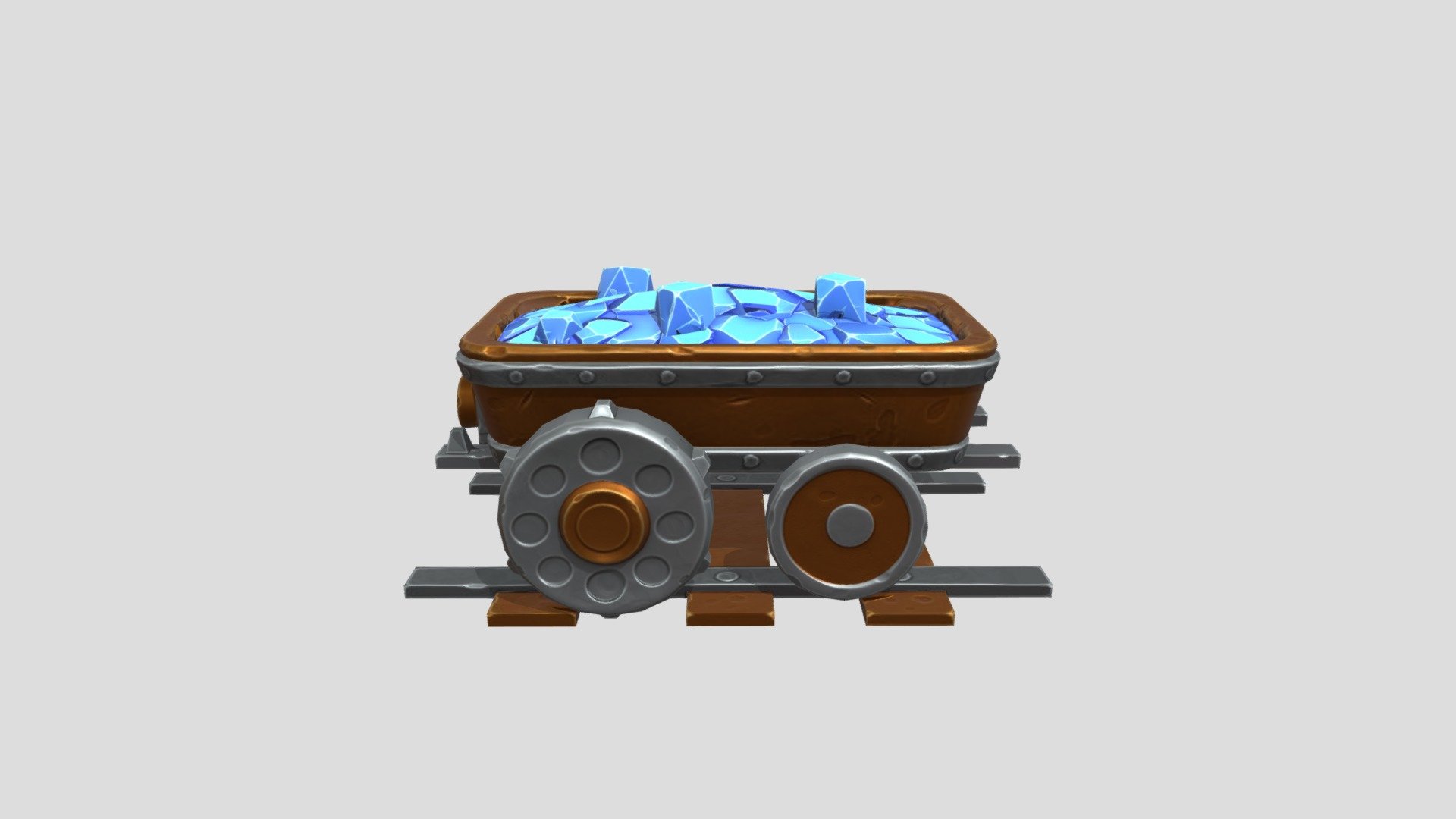 Minecart - Download Free 3D model by Js_TuruokaJunpei [02cc411] - Sketchfab