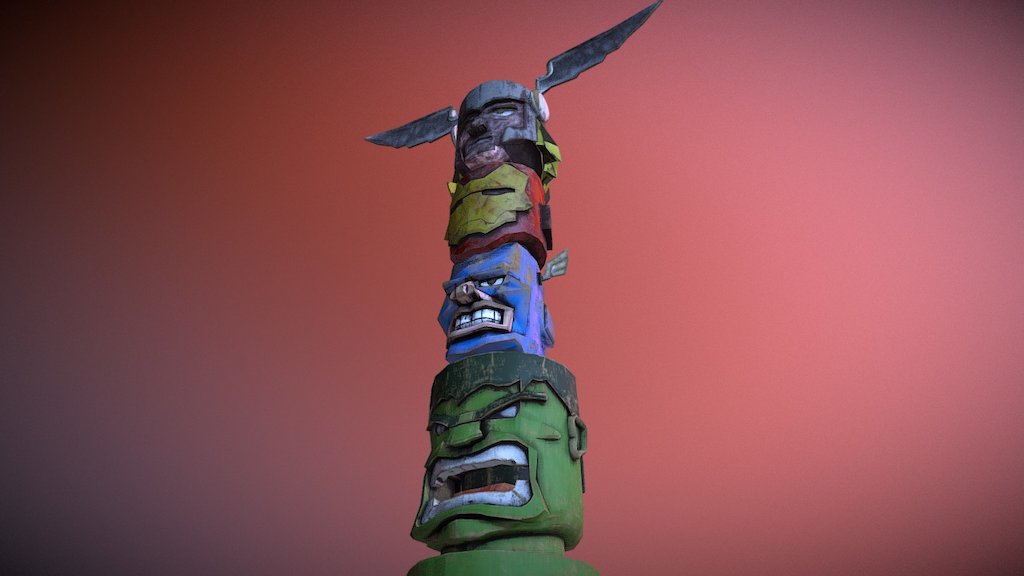 The Avengers Totem - 3D model by JonasDurao [02ce824] - Sketchfab