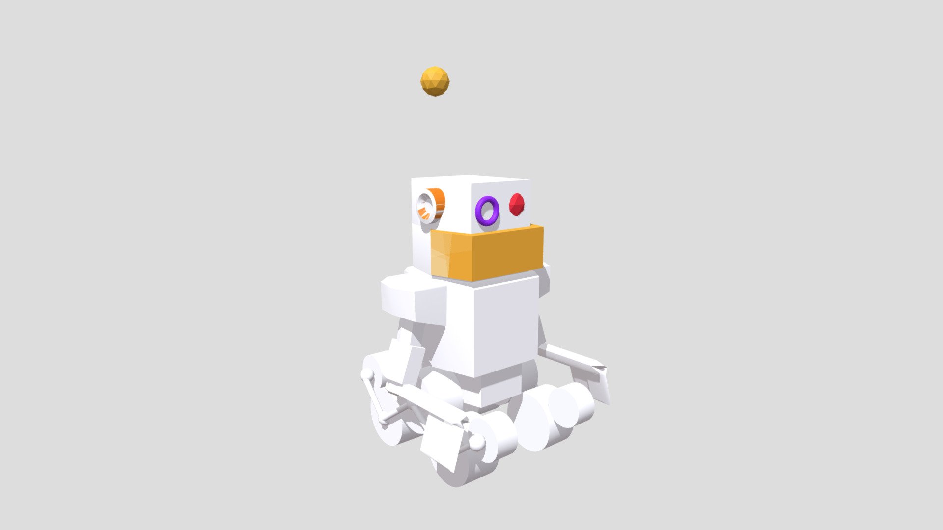 Robot1 - 3D model by onebrushman_ [02cecc8] - Sketchfab