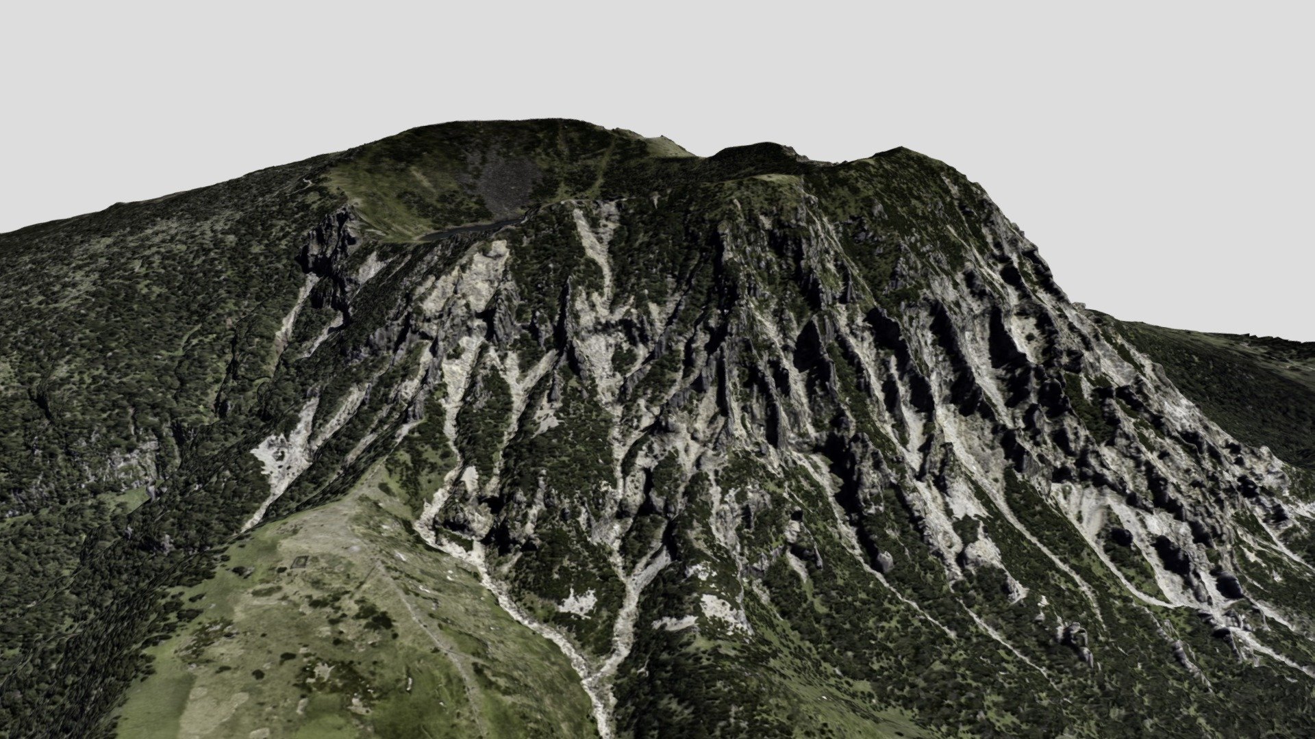한라산 백록담 3d model - JEJU Halla Mt. - Buy Royalty Free 3D model by META ...