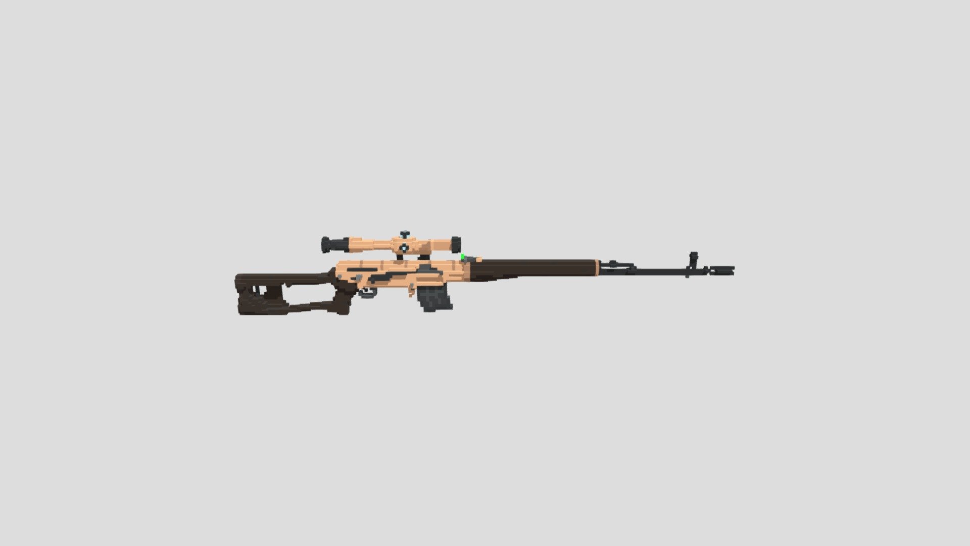 SVD voxel - 3D model by ViktorPolakov [02cf7fe] - Sketchfab