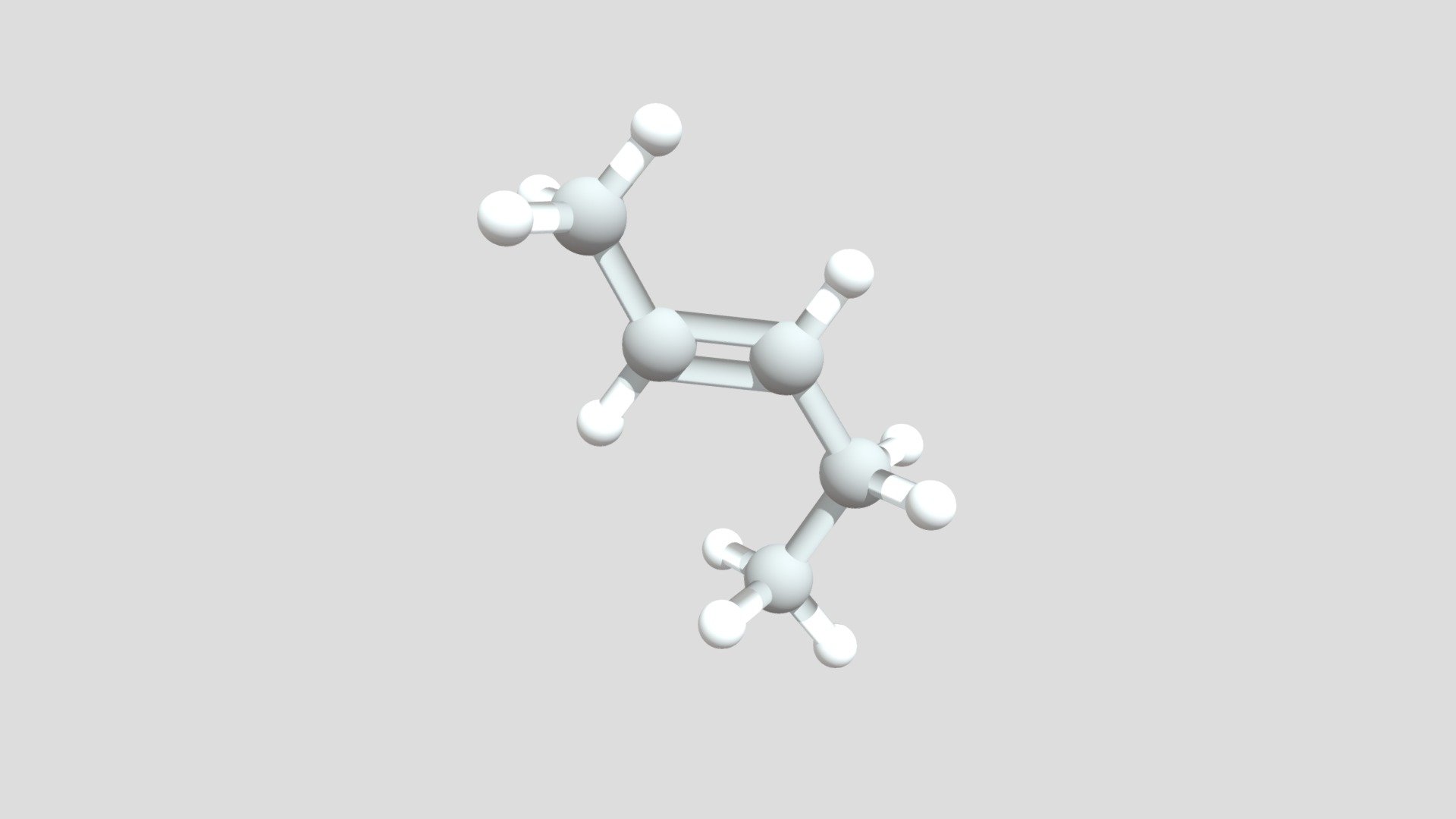 Stereochemistry: Trans-2-pentene - Download Free 3D model by IMU ...
