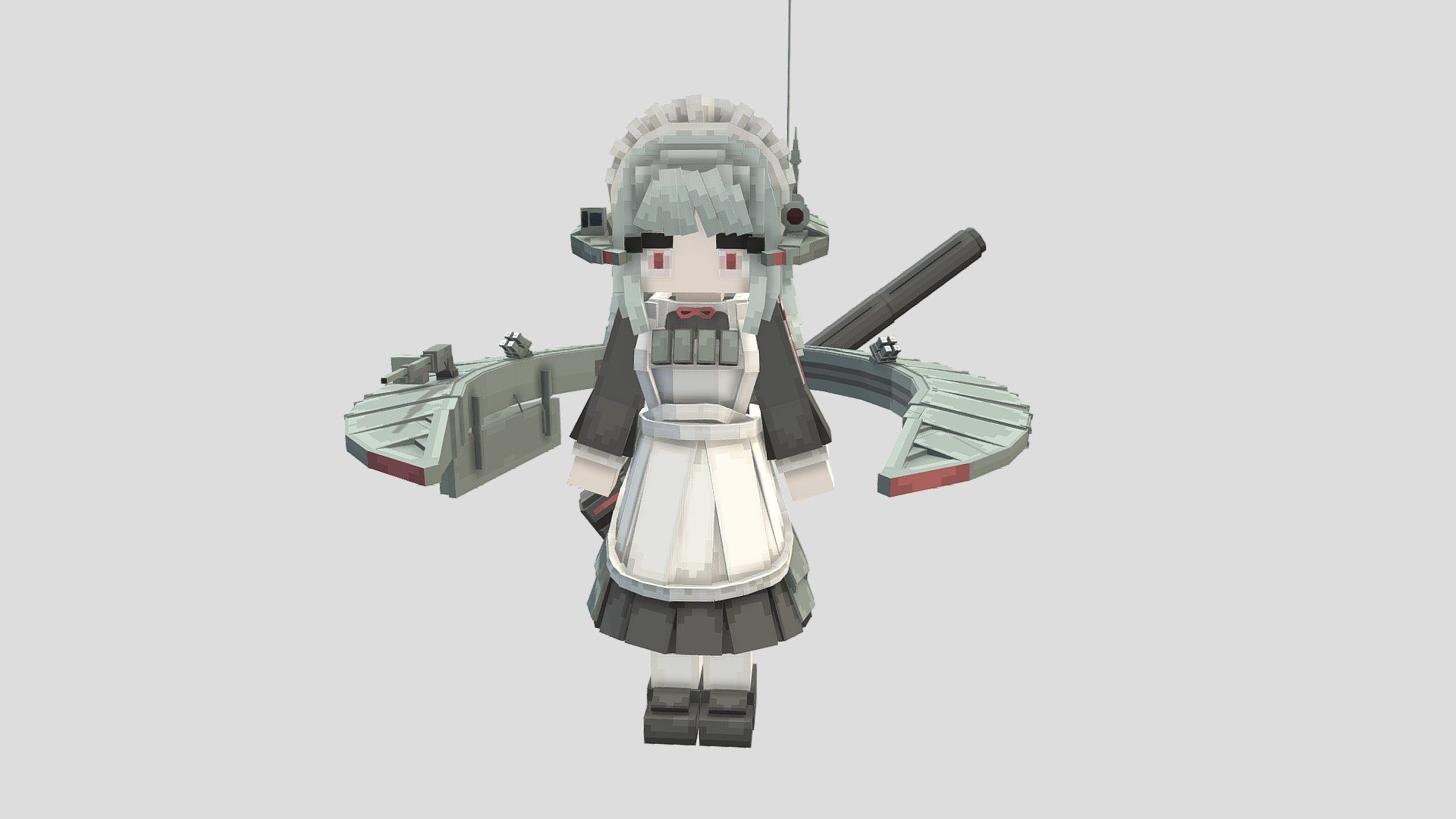 Combat maid - T80 - 3D model by DreamCraft Studio [02d0bd1] - Sketchfab