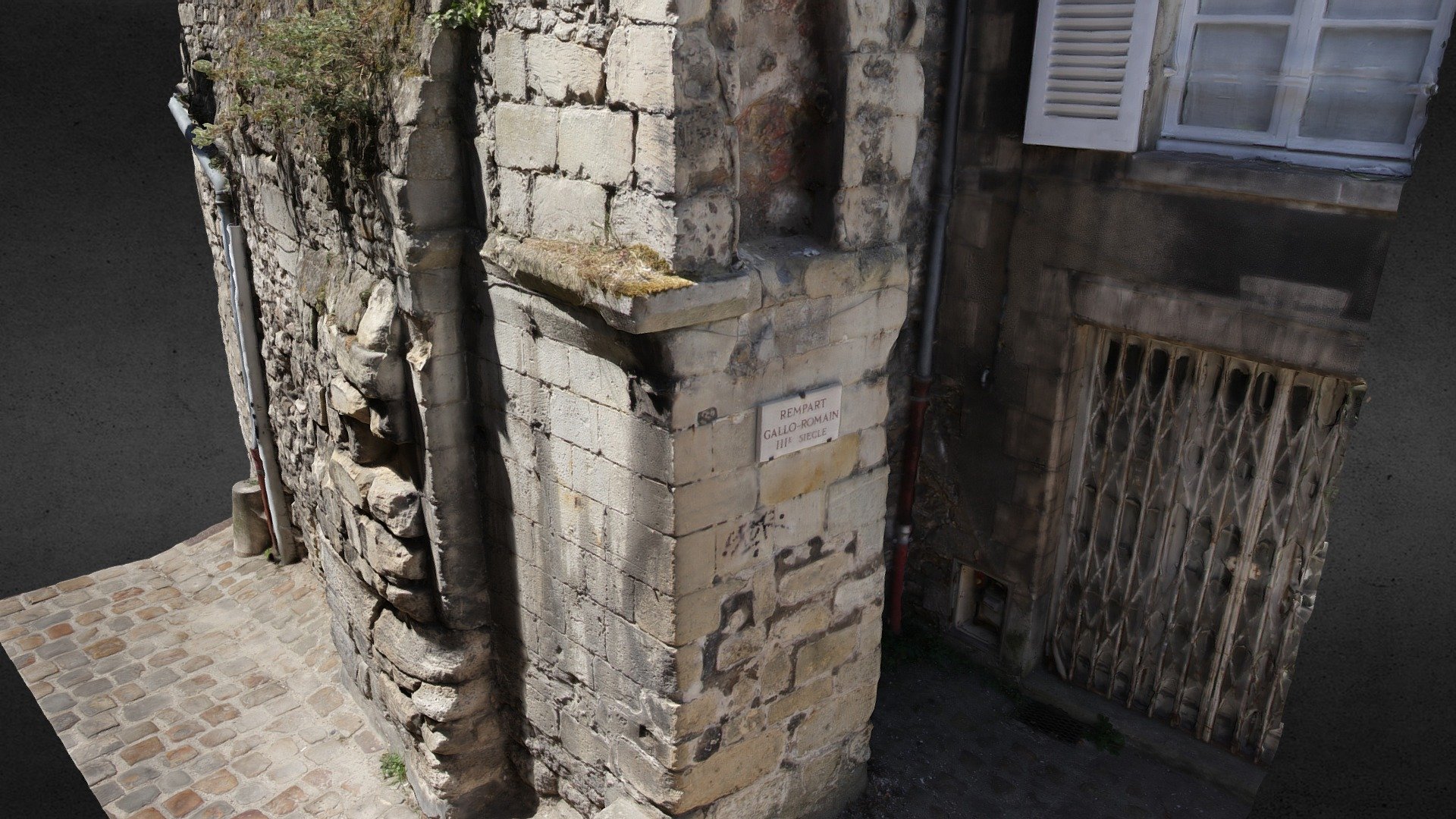Porte Saint-Rieul, Senlis (60) - Download Free 3D model by ...