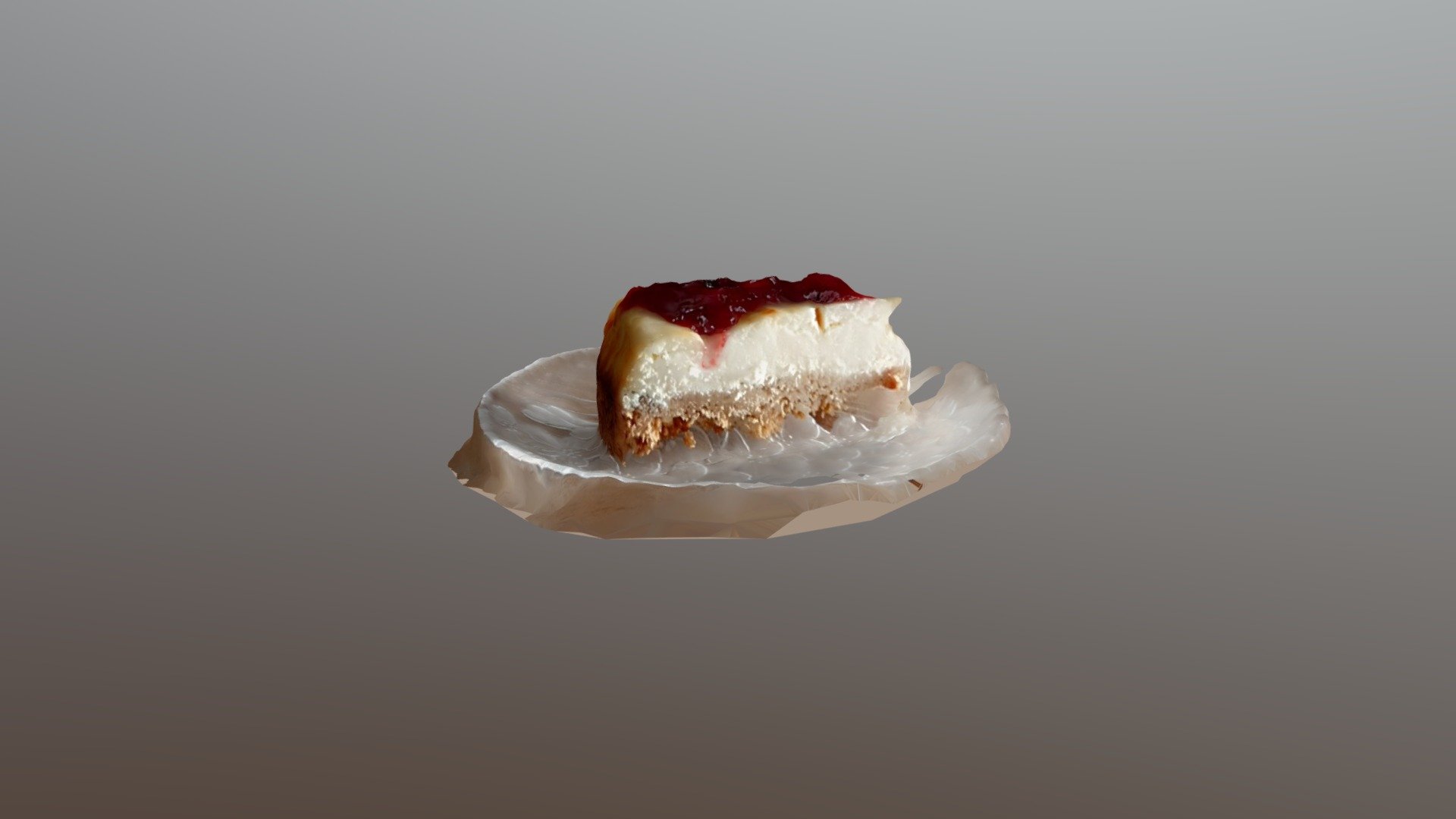 Cheesecake 2 - 3D model by Apo (@Rubbishscan) [02d111e] - Sketchfab