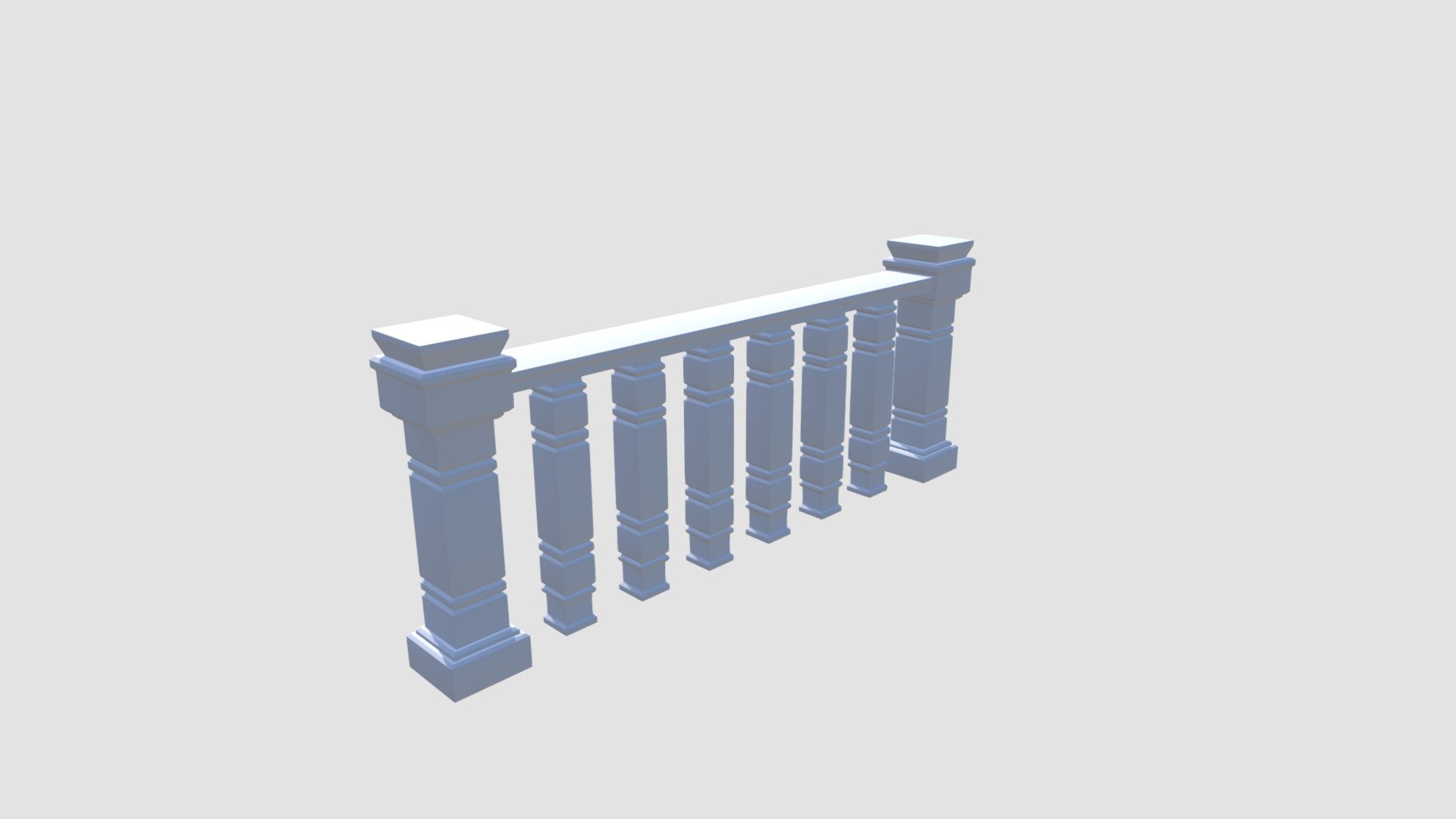 railing - Buy Royalty Free 3D model by Evermotion [02d1734] - Sketchfab ...