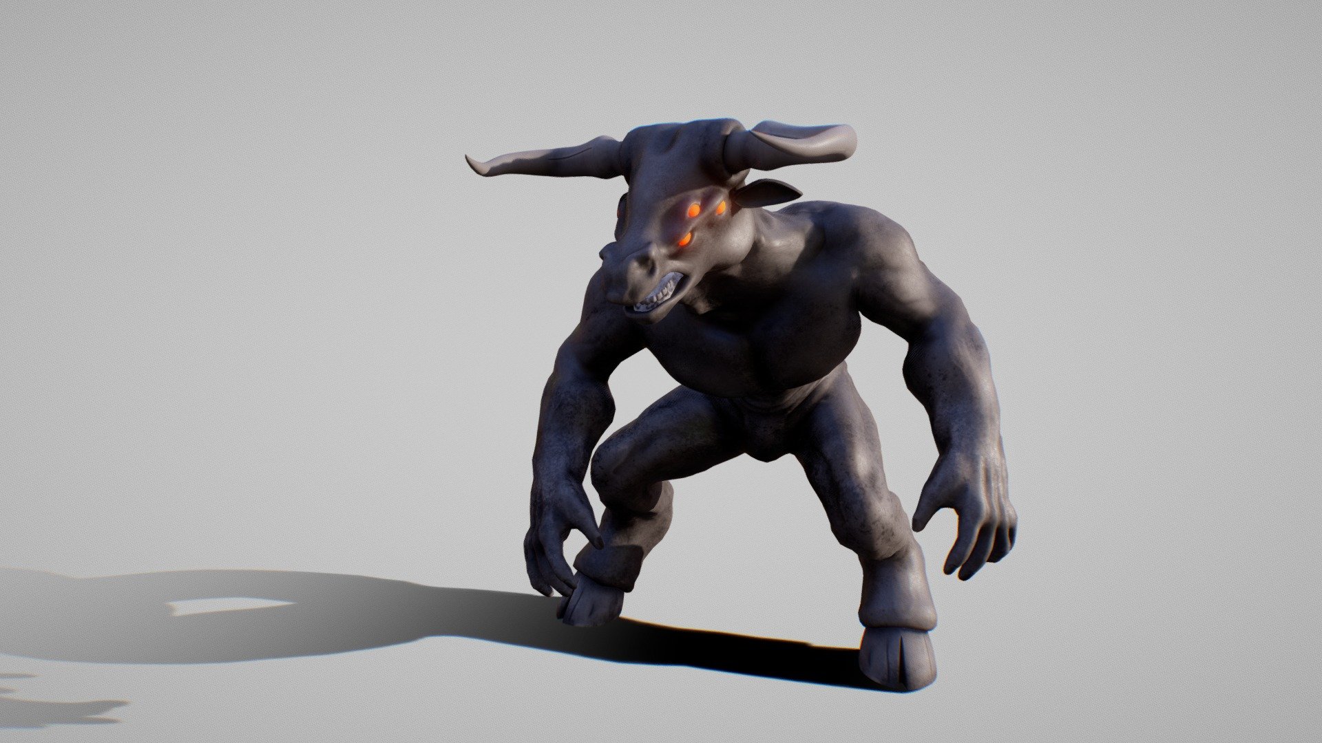 Dark Fantasy - Minotaur - Buy Royalty Free 3D model by Isaack - Tacko ...