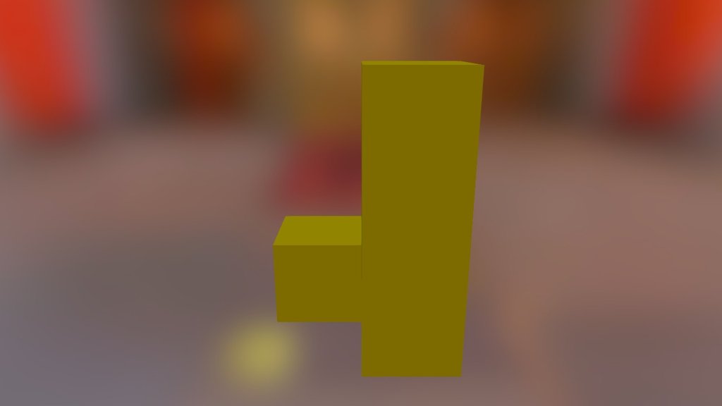 Yellow Part - 3D model by jfleming [02d3496] - Sketchfab