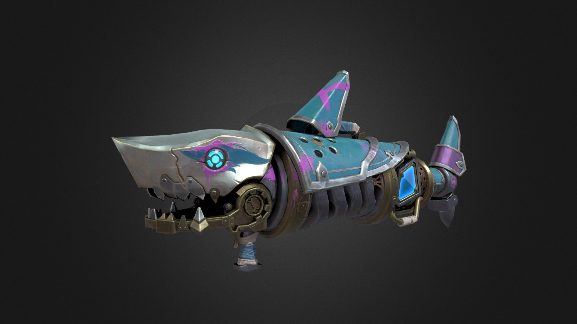 Shark Cannon - 3D model by Liu Jiabao (@Liu-Jiabao) [02d3739] - Sketchfab