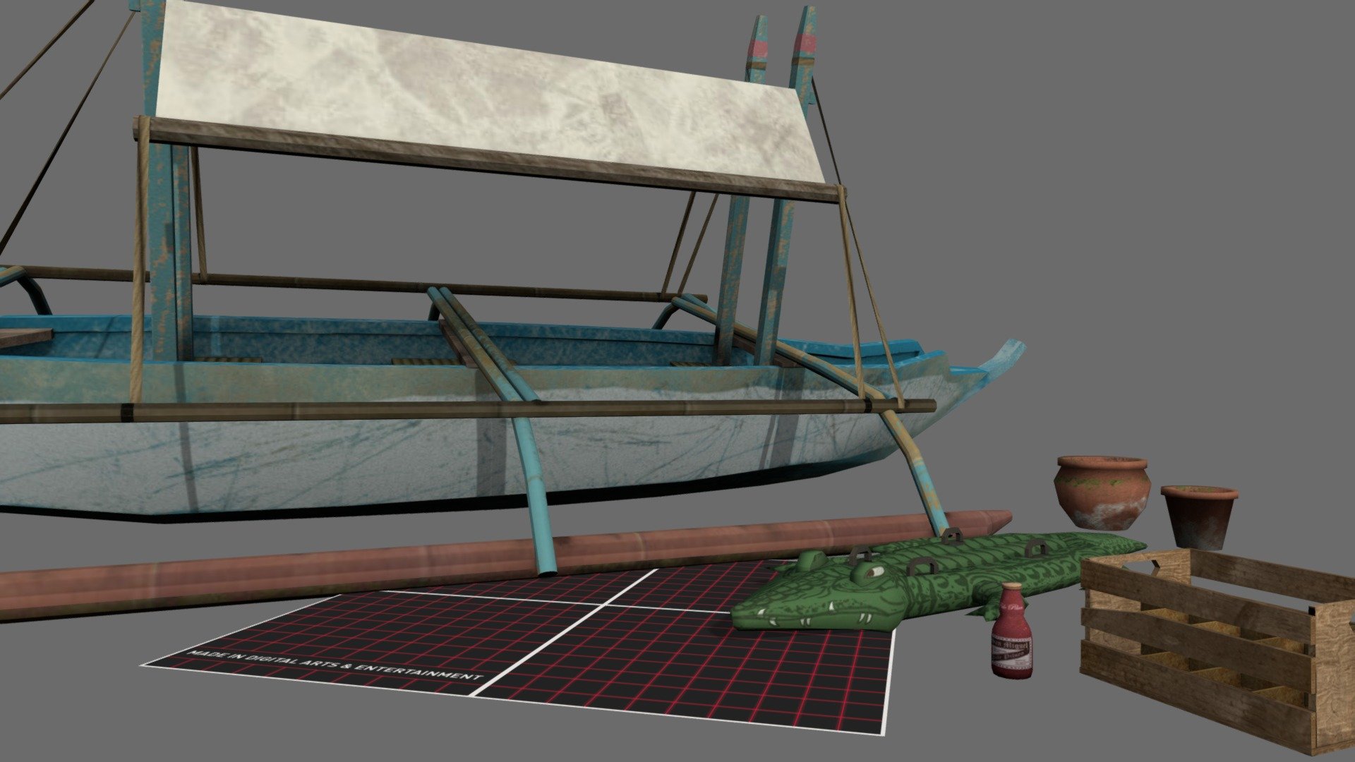 DAE 5 Finished props - By The Ocean - 3D model by KenDeDecker [02d3b20 ...