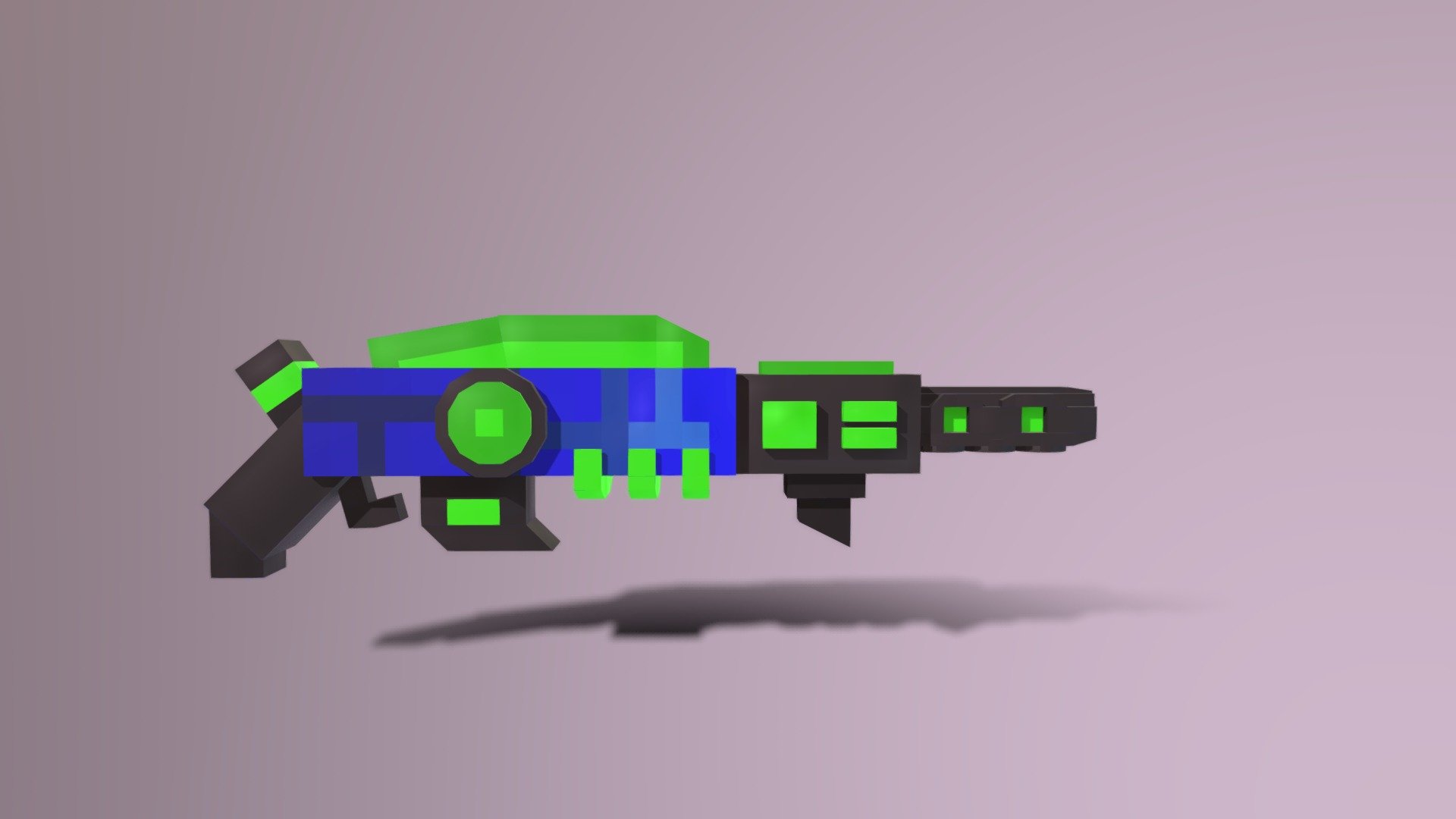 RailGun - Download Free 3D model by Voxel Creeper (@badasscreeper ...