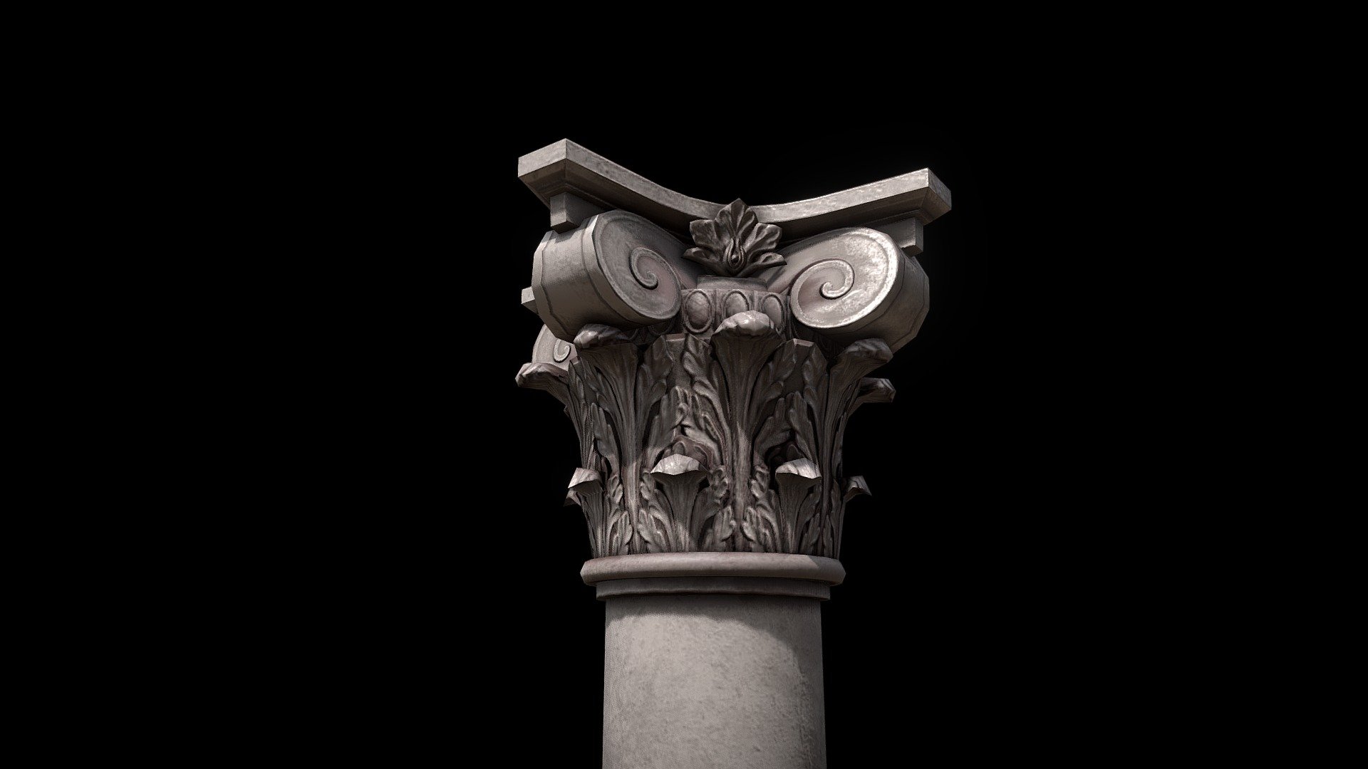 Marble Column - 3D model by songun [02d3d9b] - Sketchfab