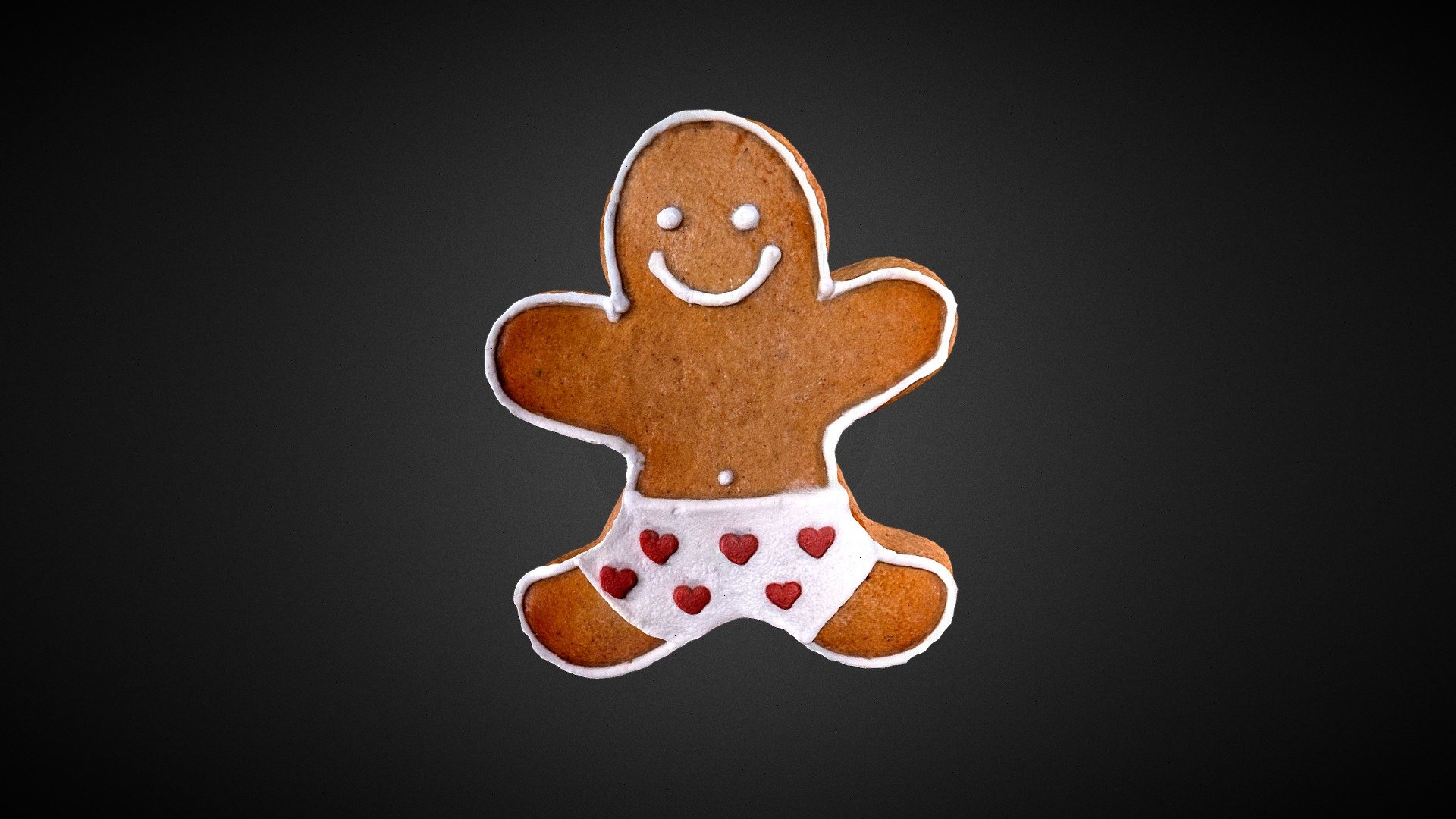 Gingerbread Boy - Buy Royalty Free 3D model by redline3678 [02d48e5 ...