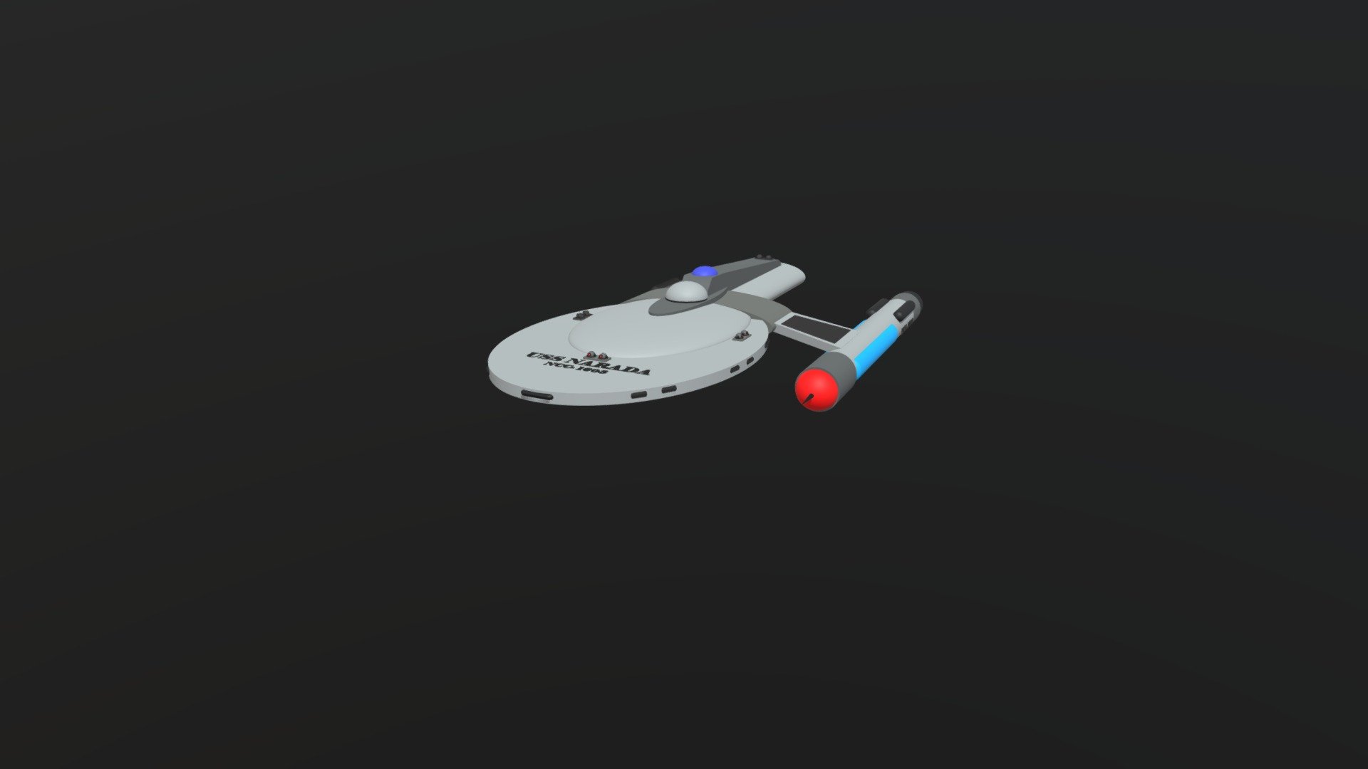 USS NARADA - 3D model by knifeguy1701 [02d4ae1] - Sketchfab