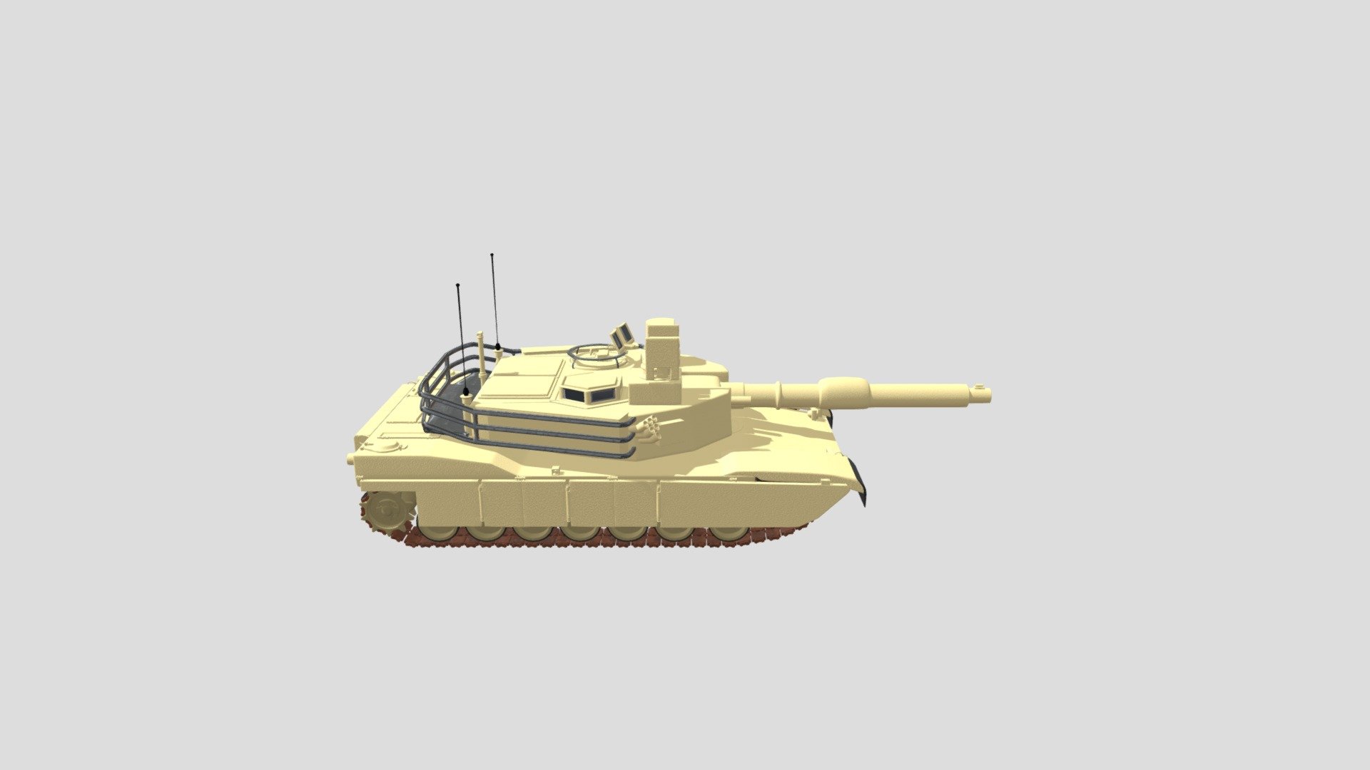 M1 Abrams - 3D model by Heavymetal1081 [02d4b37] - Sketchfab