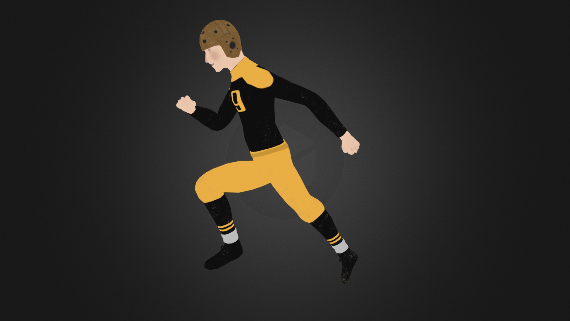 Football Character - Game Ready - Low Poly - 3D model by ZagreusEnt ...