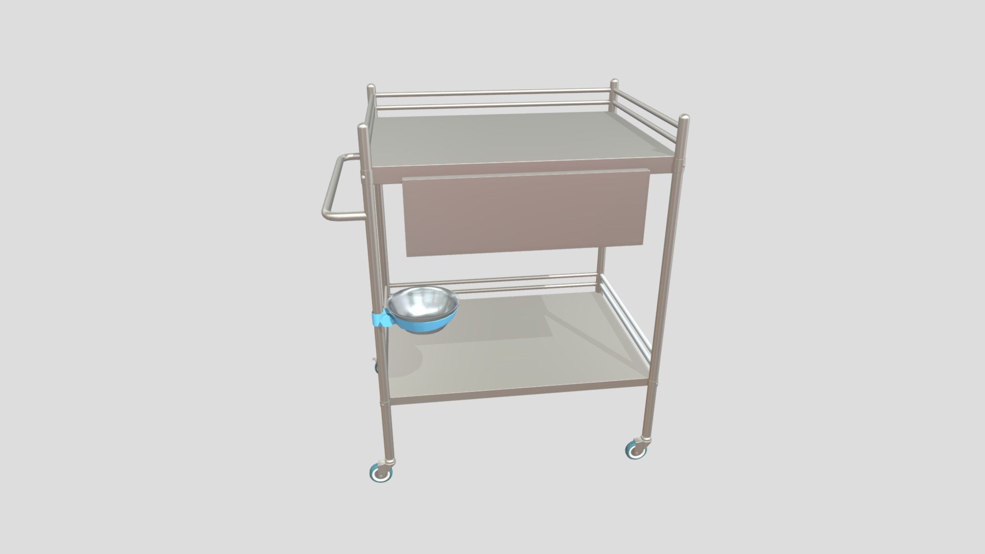 Medical Trolly - 3D model by Fahima Akter (@fahimahira) [02d7bbf ...